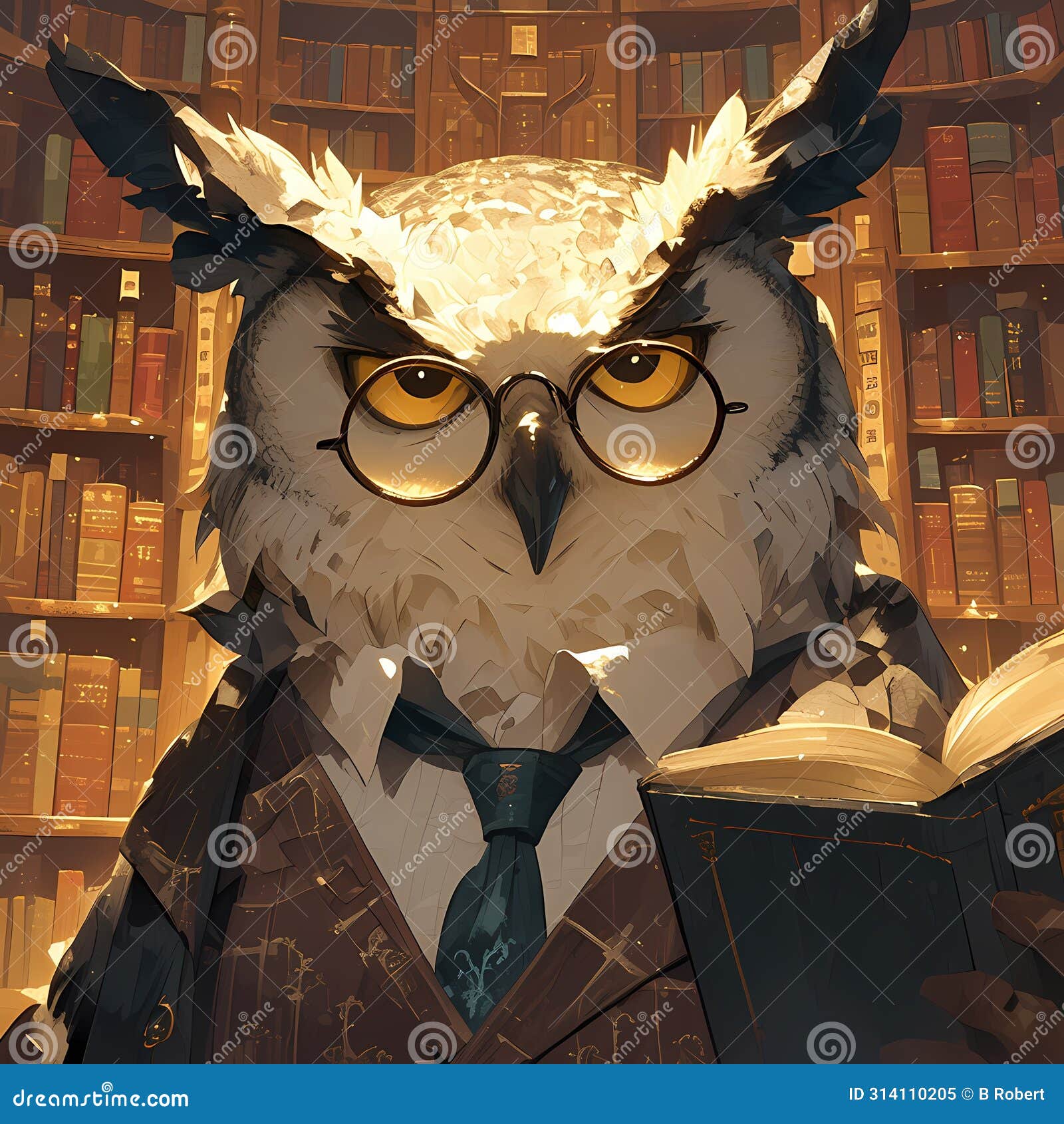 Owl Opticians: a Wise Approach To Eyewear Stock Illustration ...