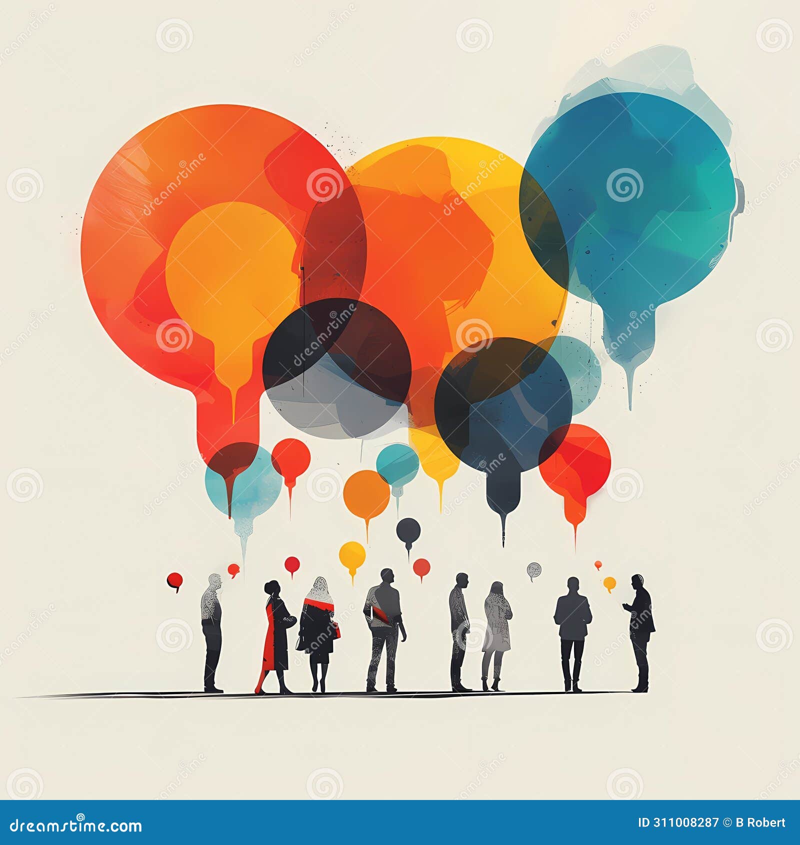 Modern, Minimalistic Abstract Background Stock Illustration ...