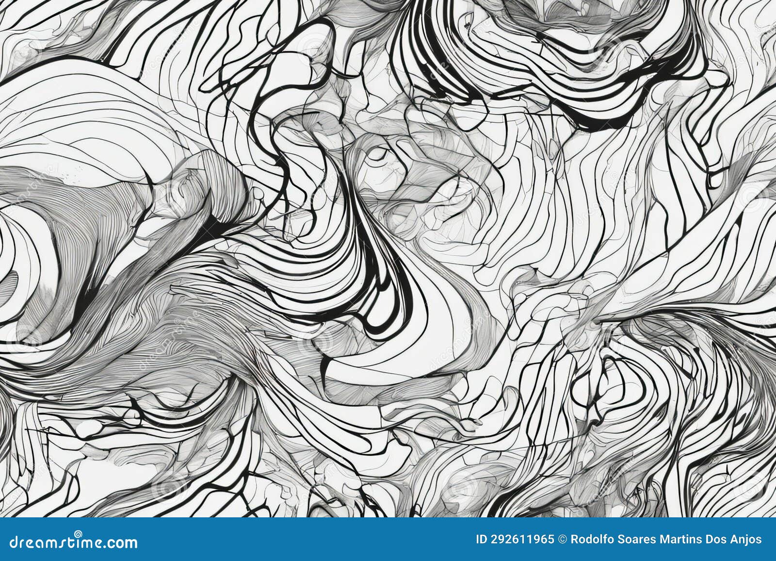 Seamless Abstract Marker Scribbles Texture Stock Illustration ...