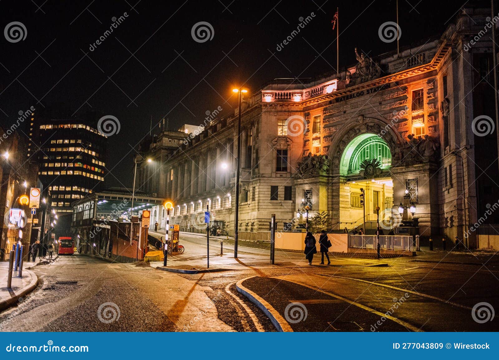 Image Captures a Stunning Nighttime View of a Cityscape Editorial Stock ...