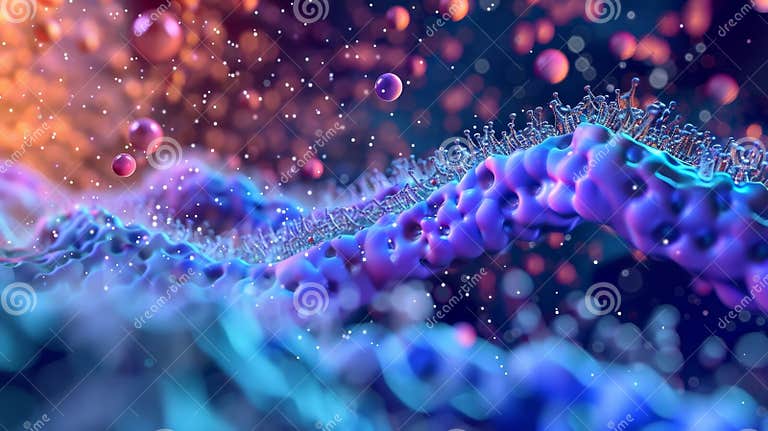 An Image Capturing the Dynamic Movement of Protein Transport Vesicles ...