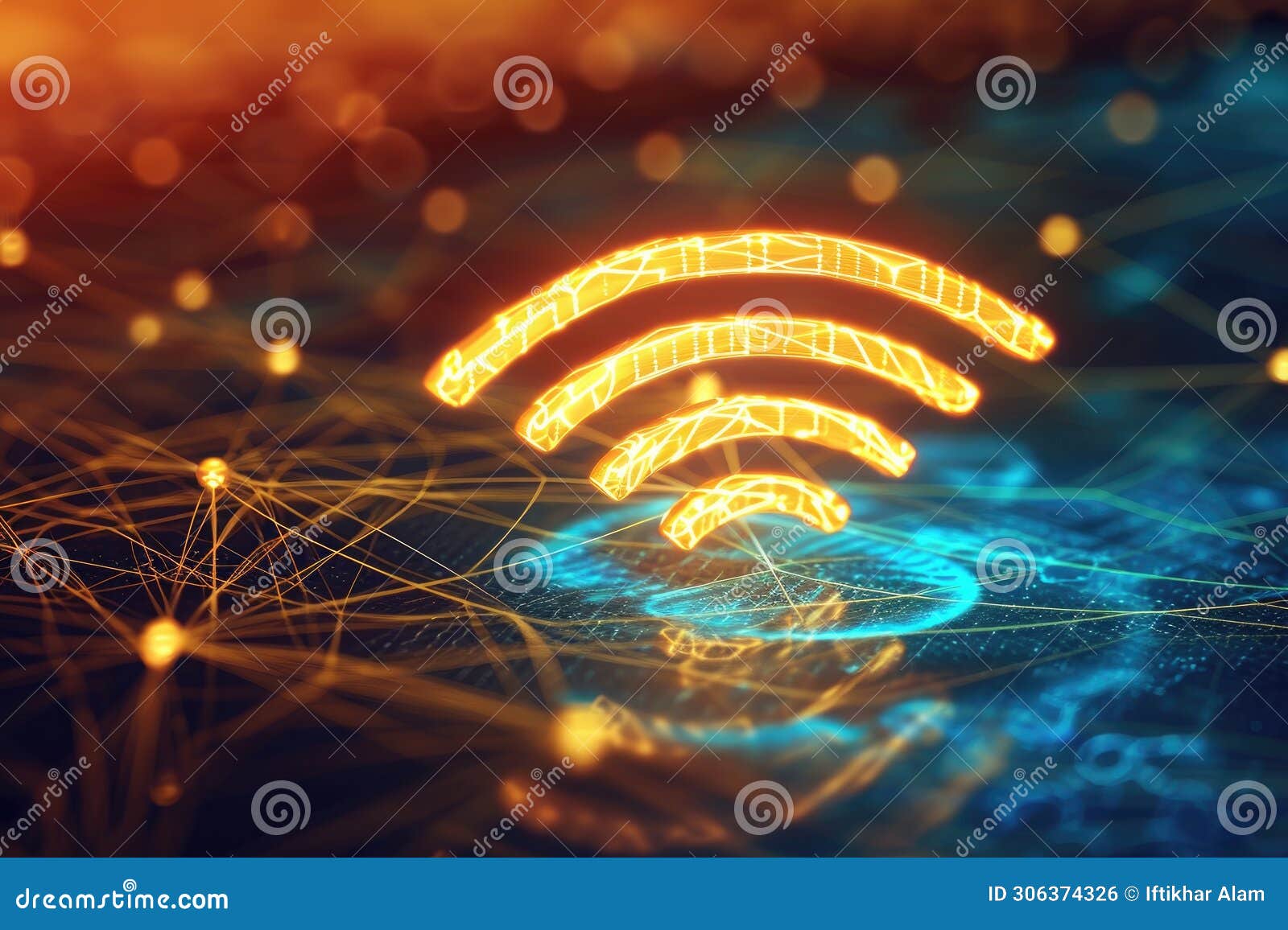 An Image Capturing the Dynamic Patterns Created by Multiple Wi-Fi ...