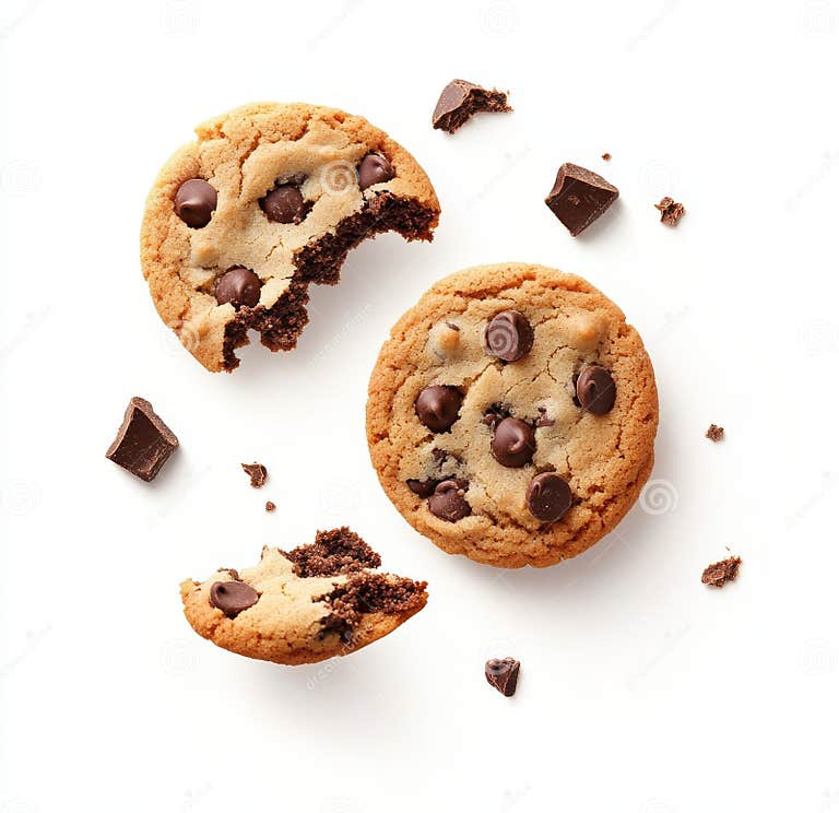 Image Capturing Exploding Chocolate Chip Cookies, Sweets, and ...