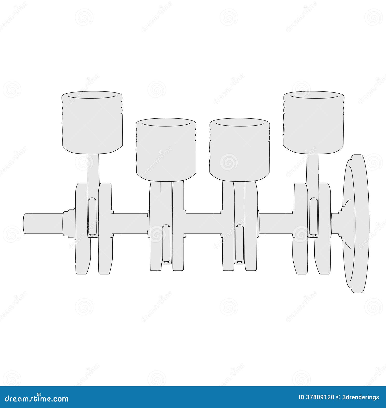 Image of car engine stock illustration. Illustration of engine - 37809120