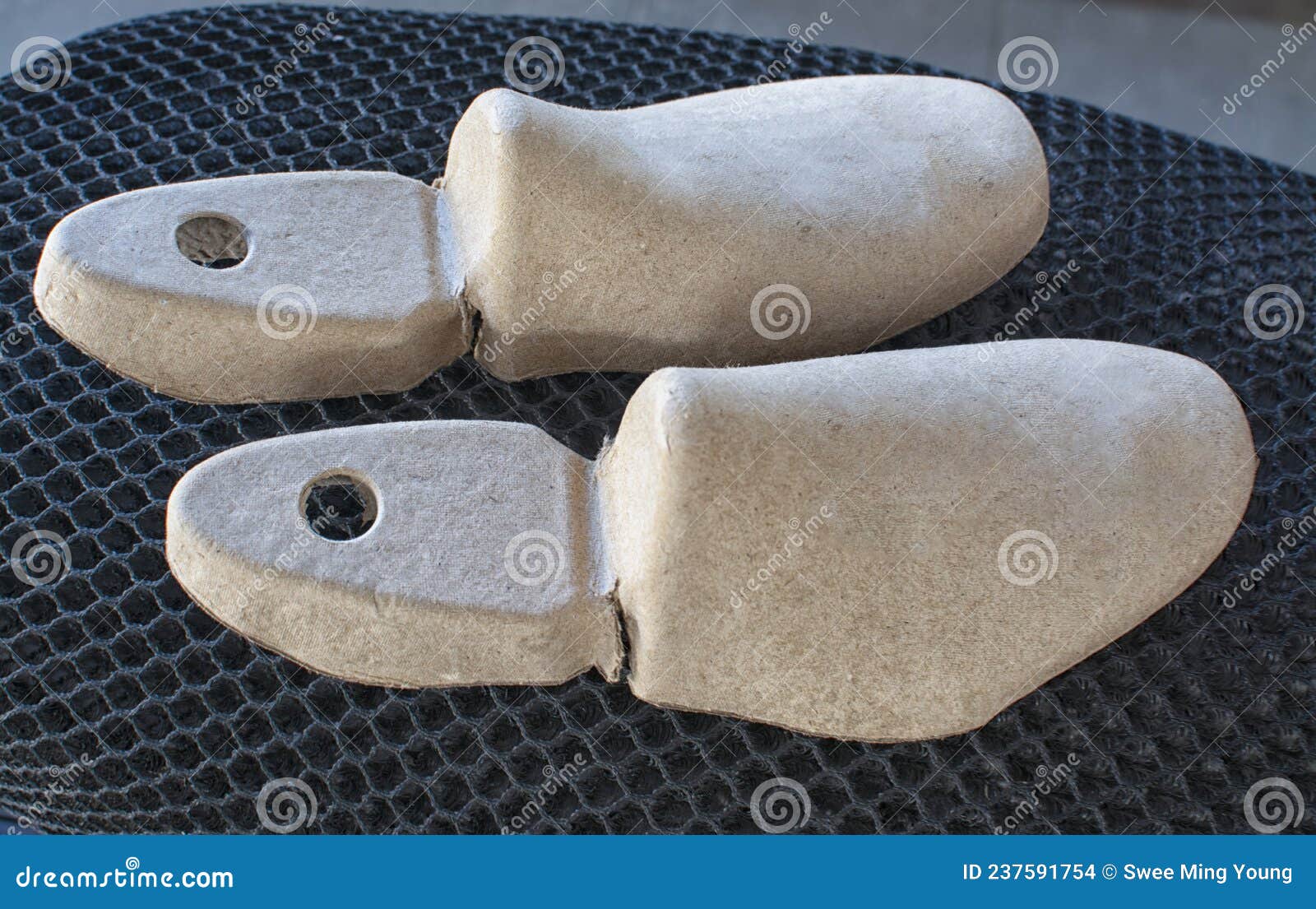 Cardboard Shoe Tree or Insert Accessory Stock Photo - Image of ...