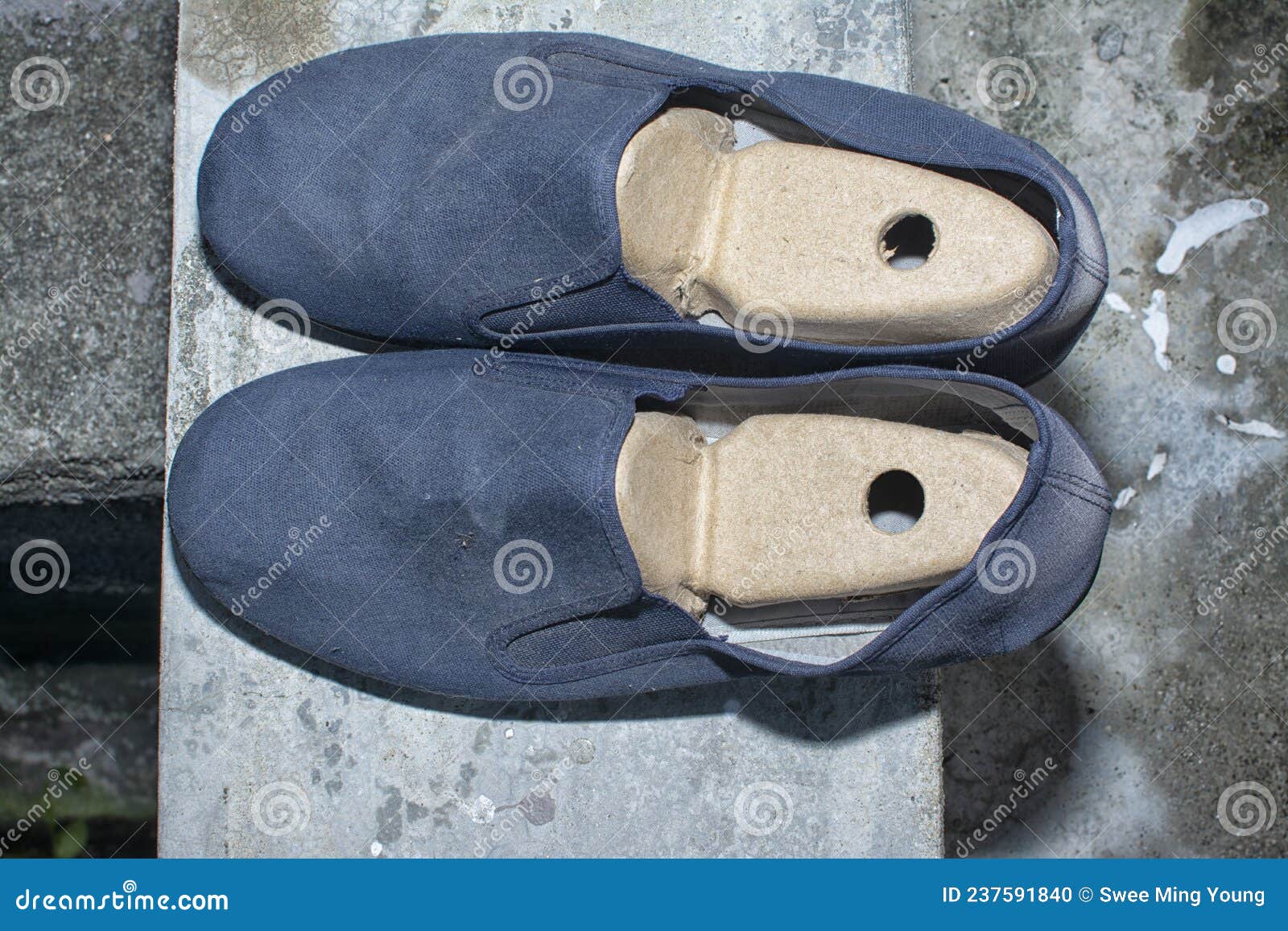 Cardboard Shoe Tree or Insert Accessory Stock Photo - Image of design ...