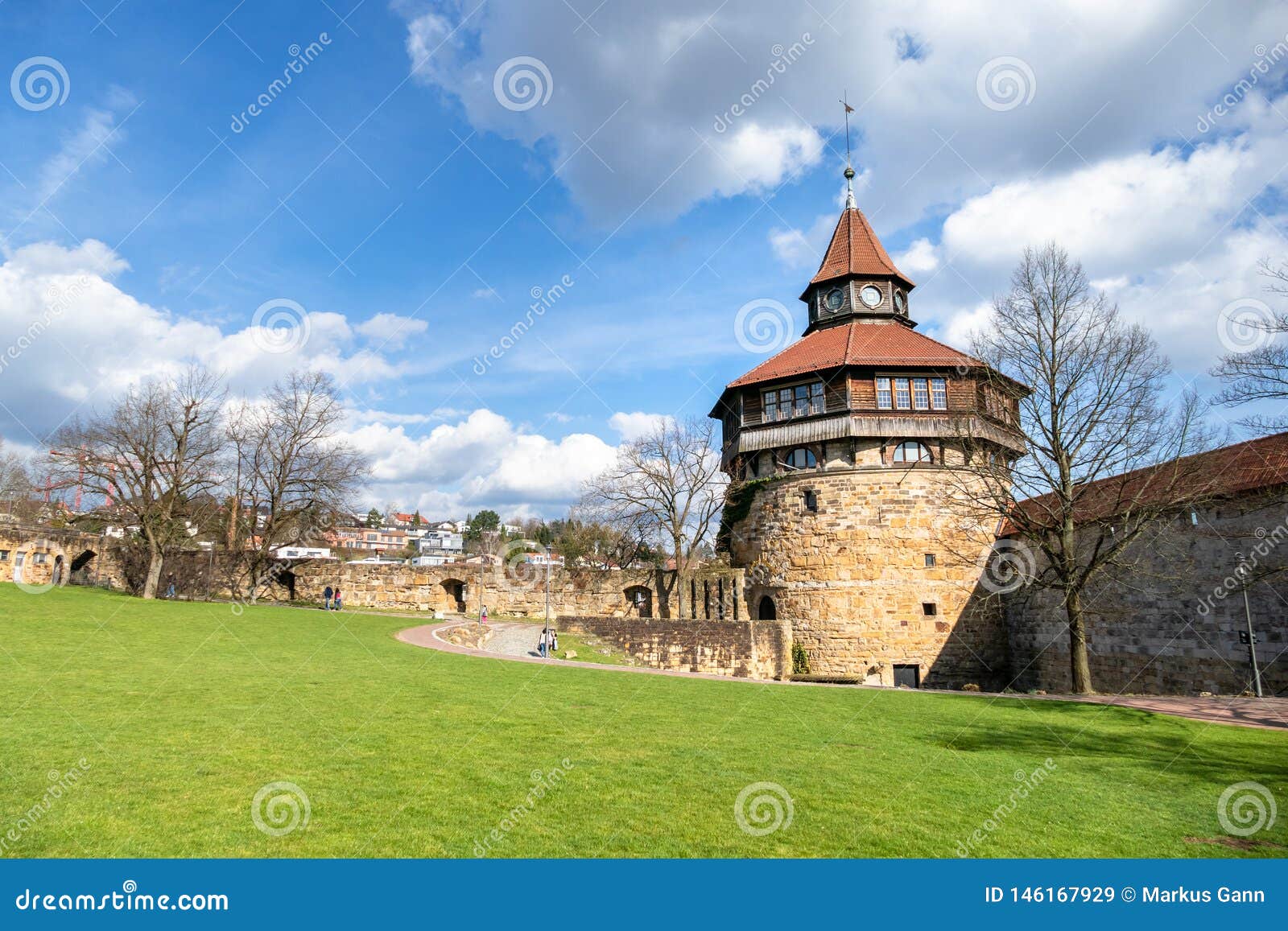 Castle Tower of Esslingen Stuttgart Germany Stock Image - Image of ...