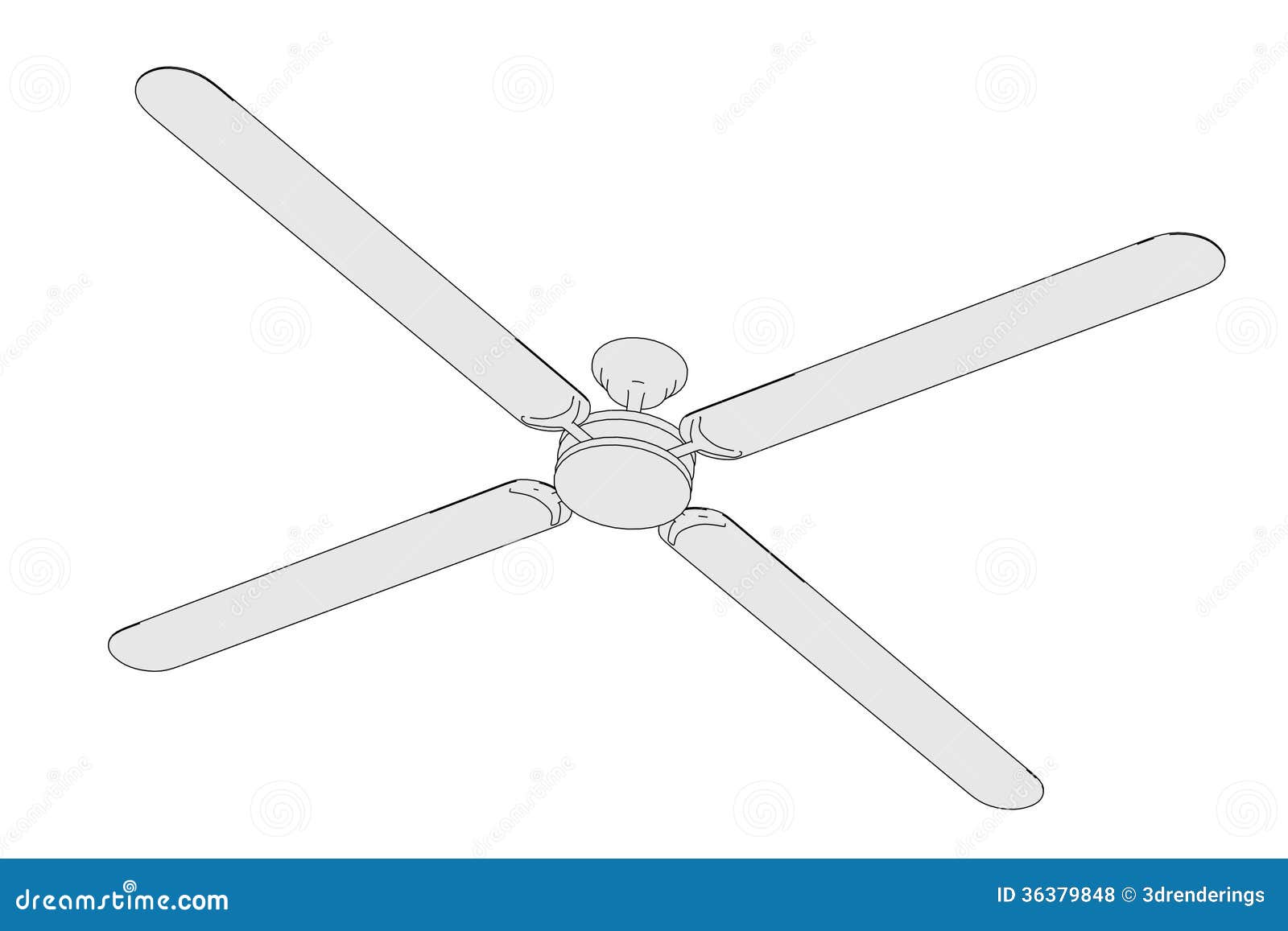 Image of ceiling fan stock illustration. Illustration of cartoon - 36379848