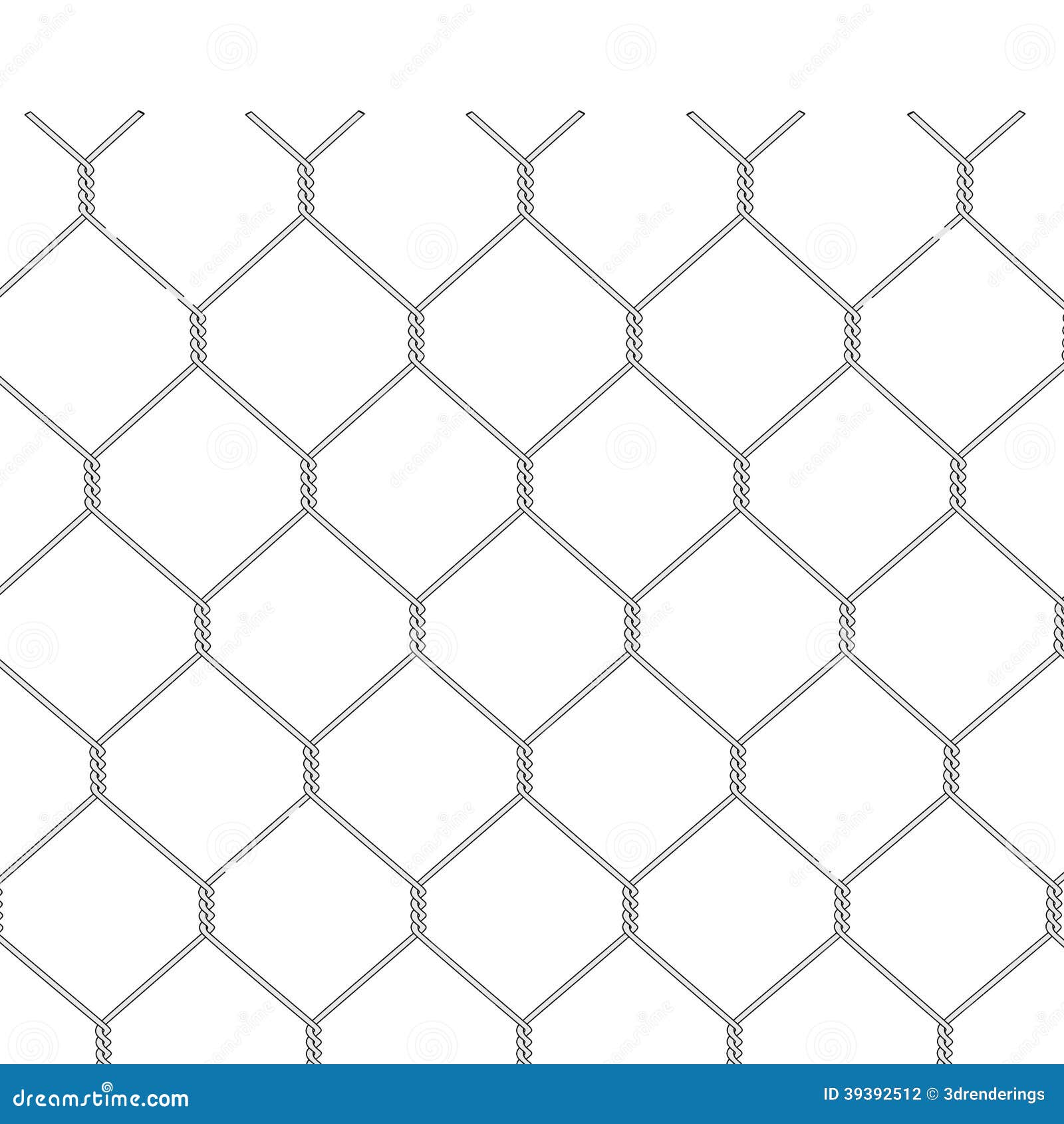 Image of chain fence stock illustration. Illustration of toon - 39392512
