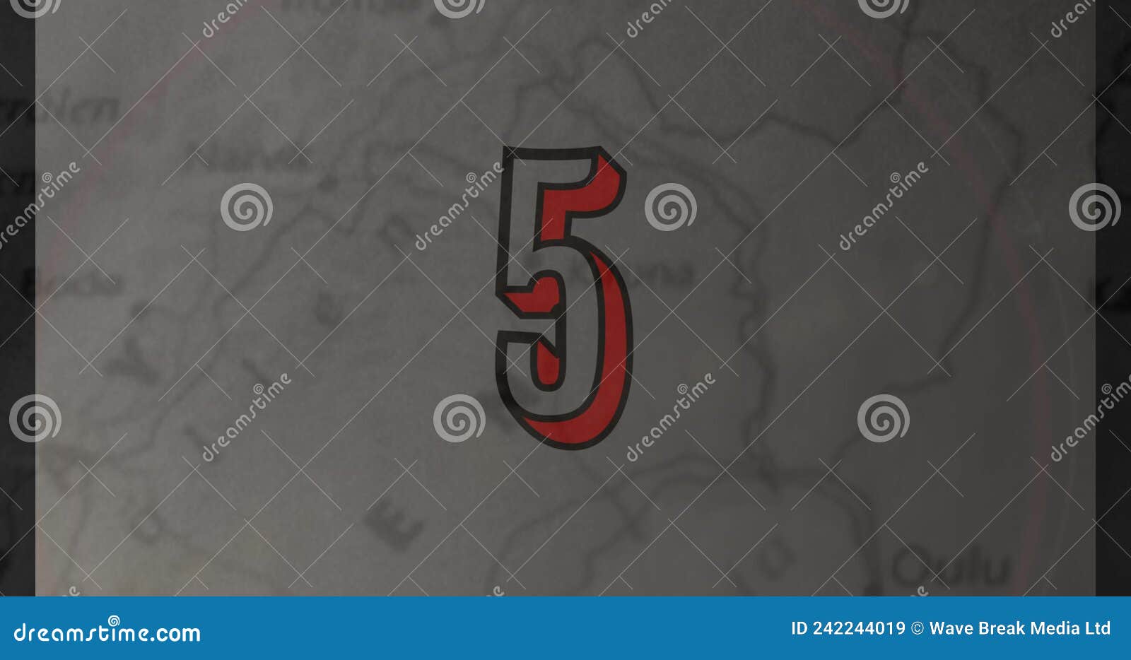 Image of Changing Numbers Over Map Stock Image - Image of technology ...