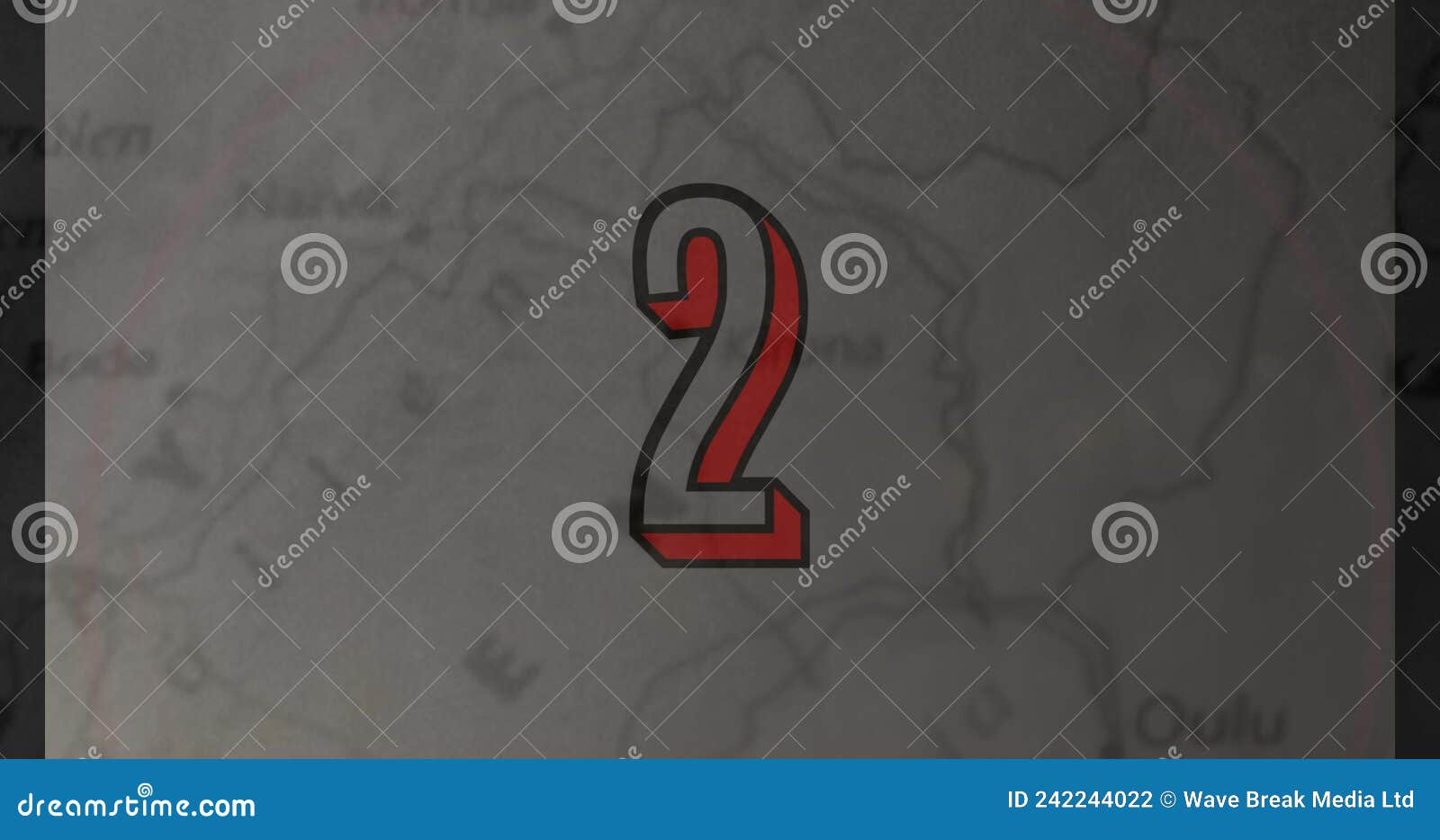 Image of Changing Numbers Over Map Stock Photo - Image of connection ...