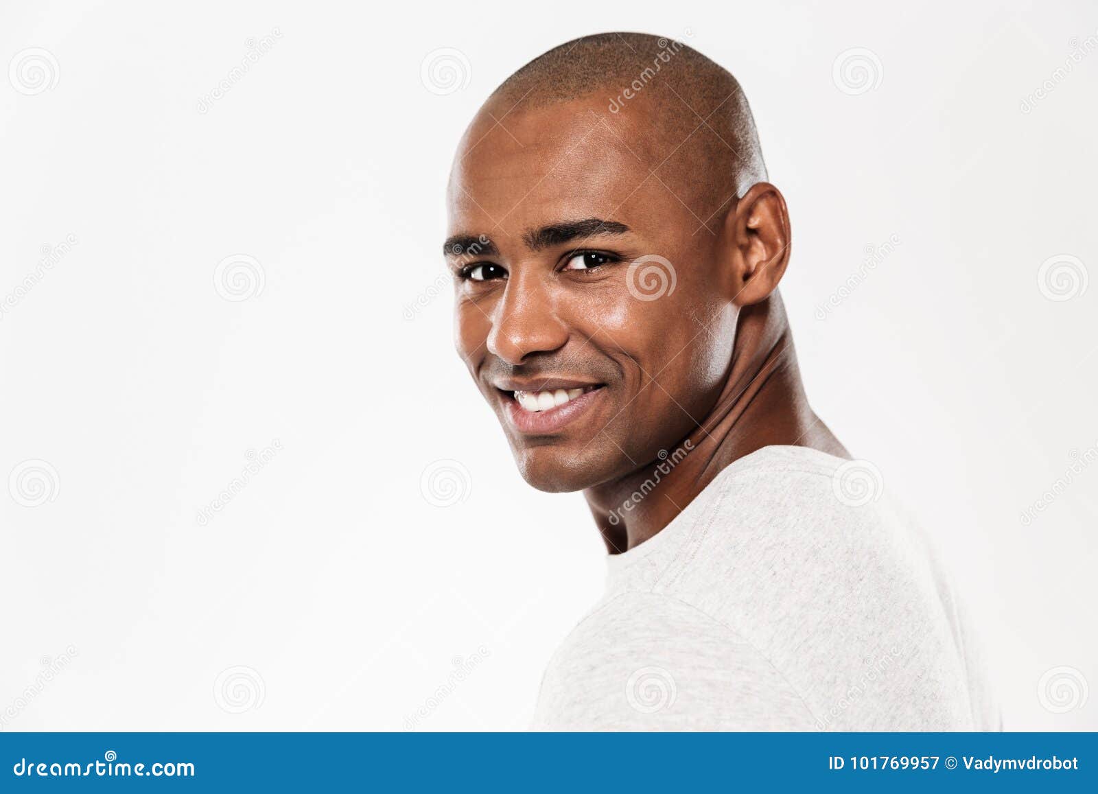 Handsome Smiling Young African Man Stock Image - Image of american ...