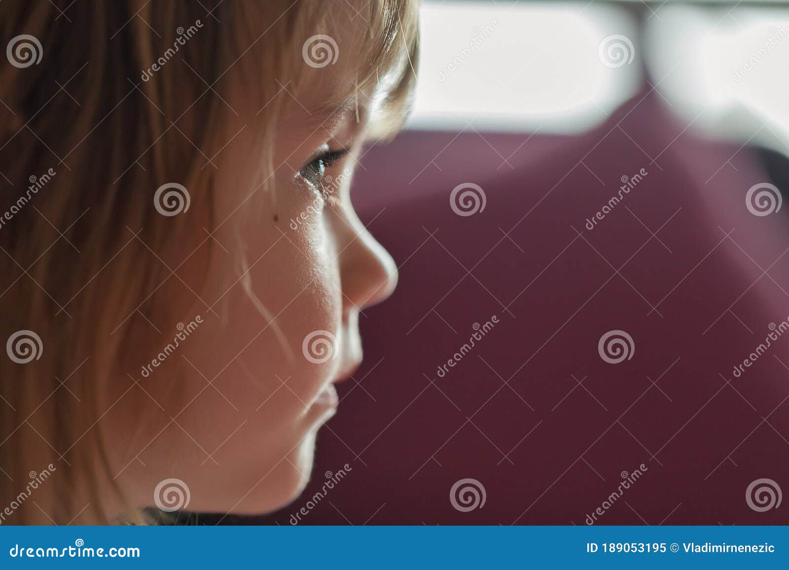 Image of a Child from Profile Stock Image - Image of closeup, home ...