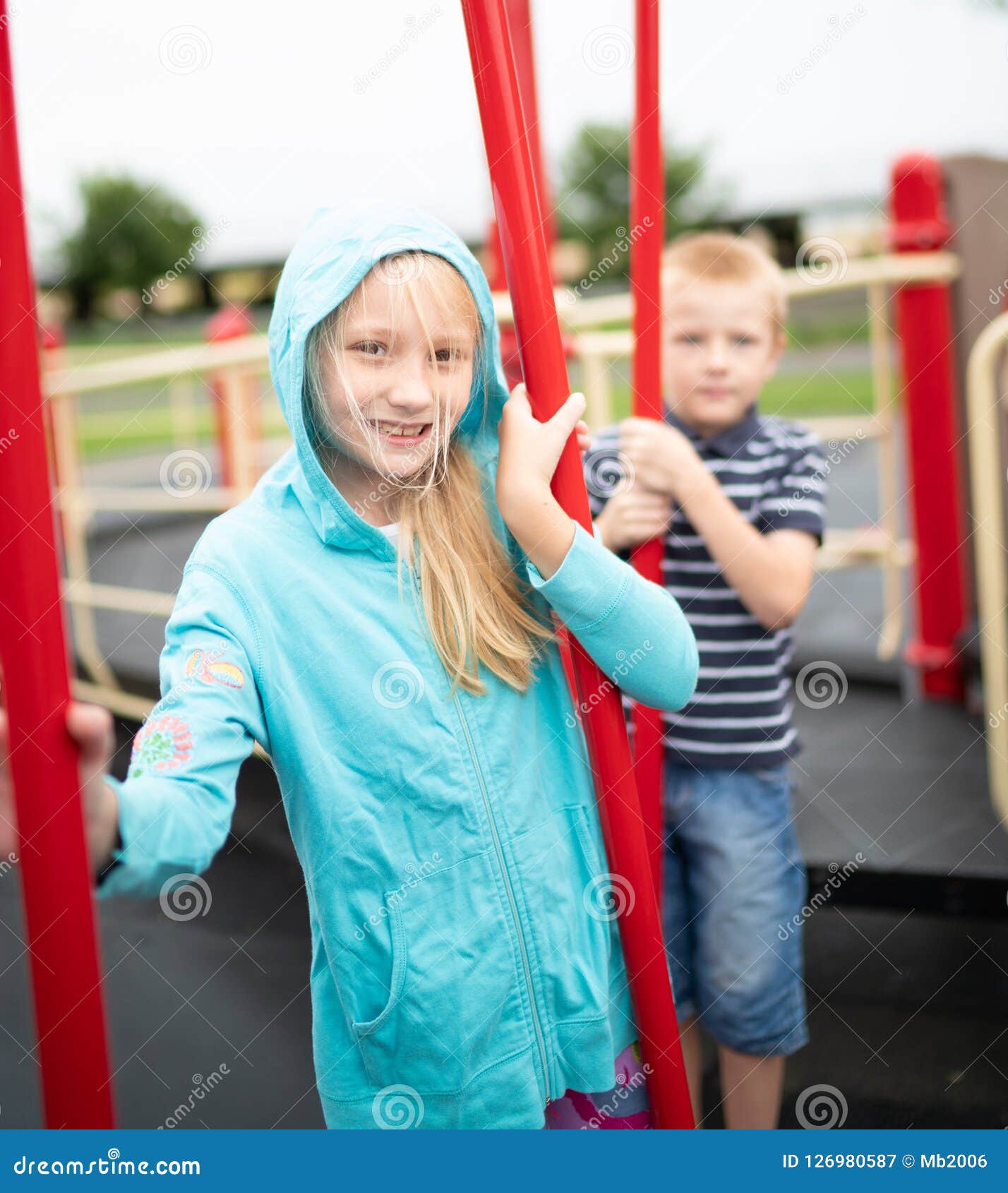 Children Playing at Playground Stock Image - Image of culture, city ...