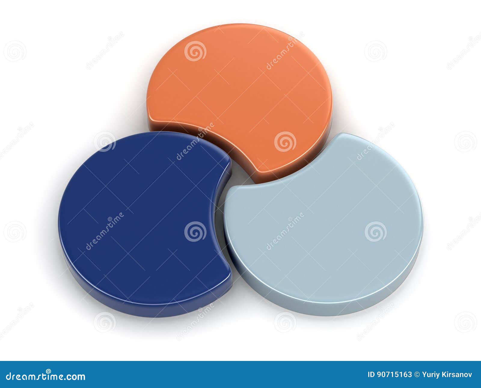 Image of Circular Graph stock illustration. Illustration of dimensional ...