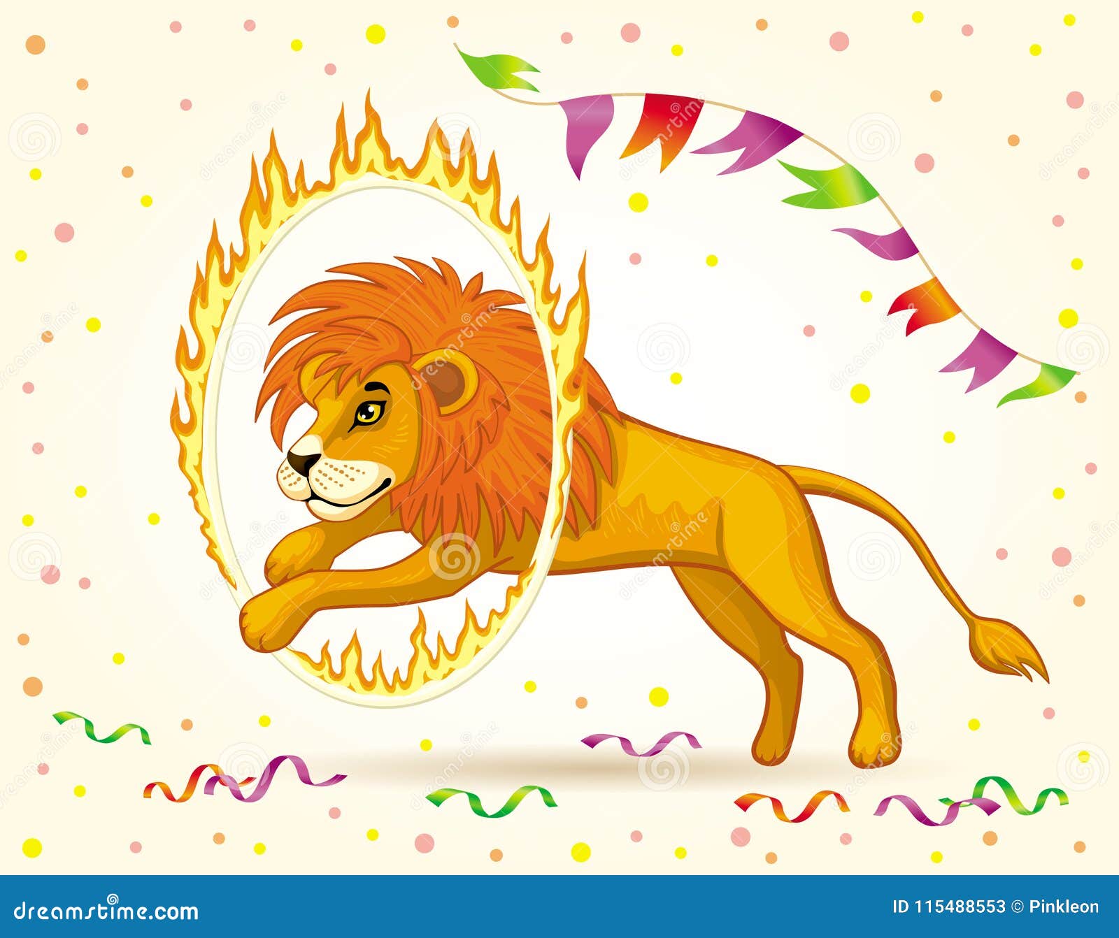 Circus Lion Clipart