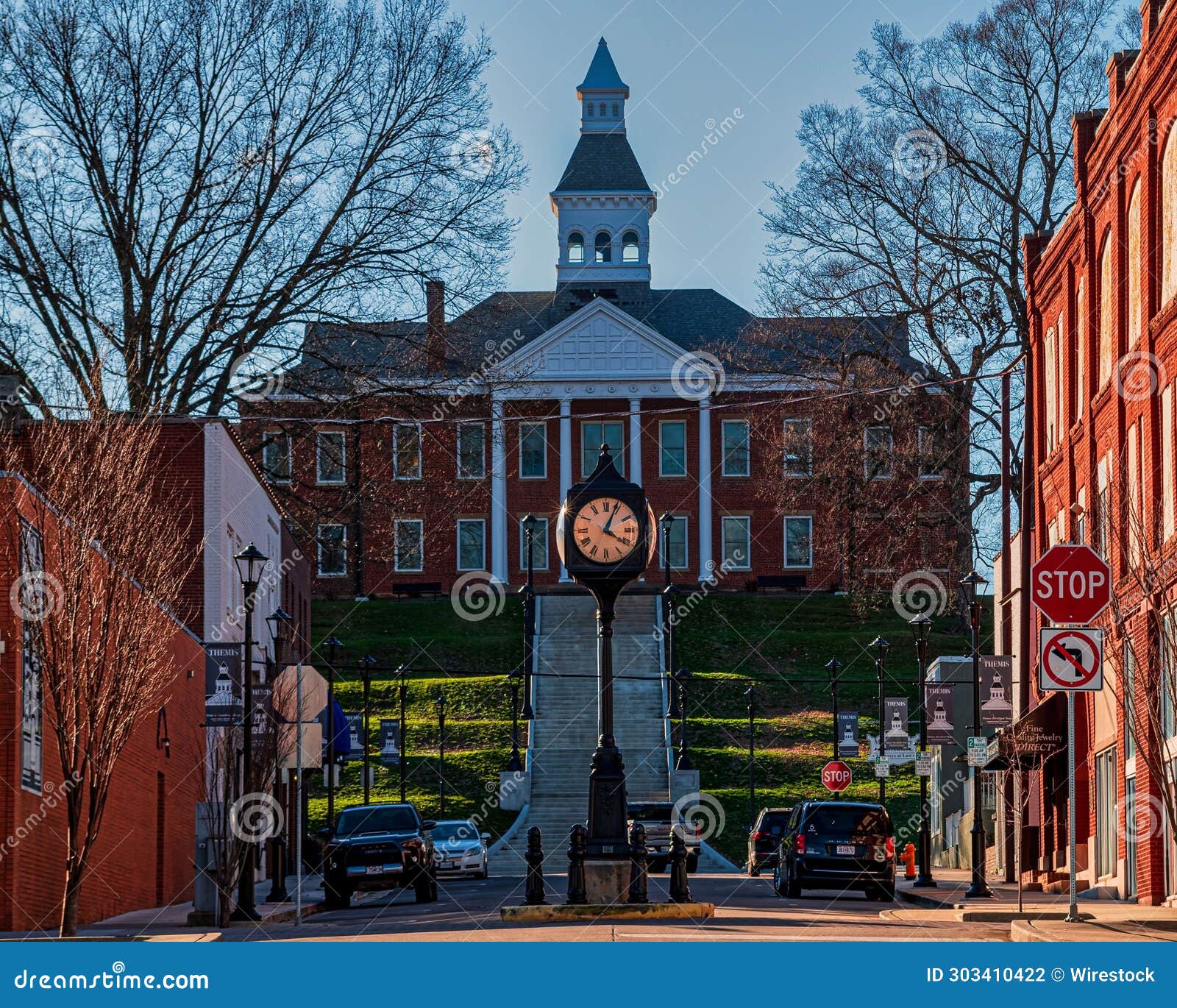 Image of a Clock Tower in a Quaint Town, Showcasing Its Traditional ...