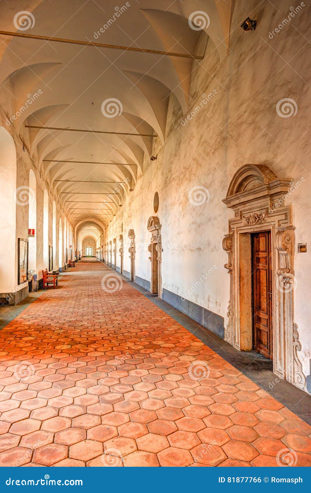 Image of the Cloister Arches Inside a Monastery. Editorial Photo ...