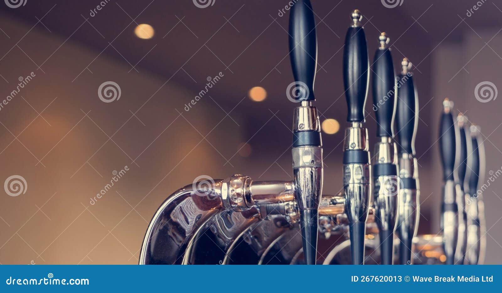 Image of Close Up of Beer Tabs in Bar Stock Illustration - Illustration ...