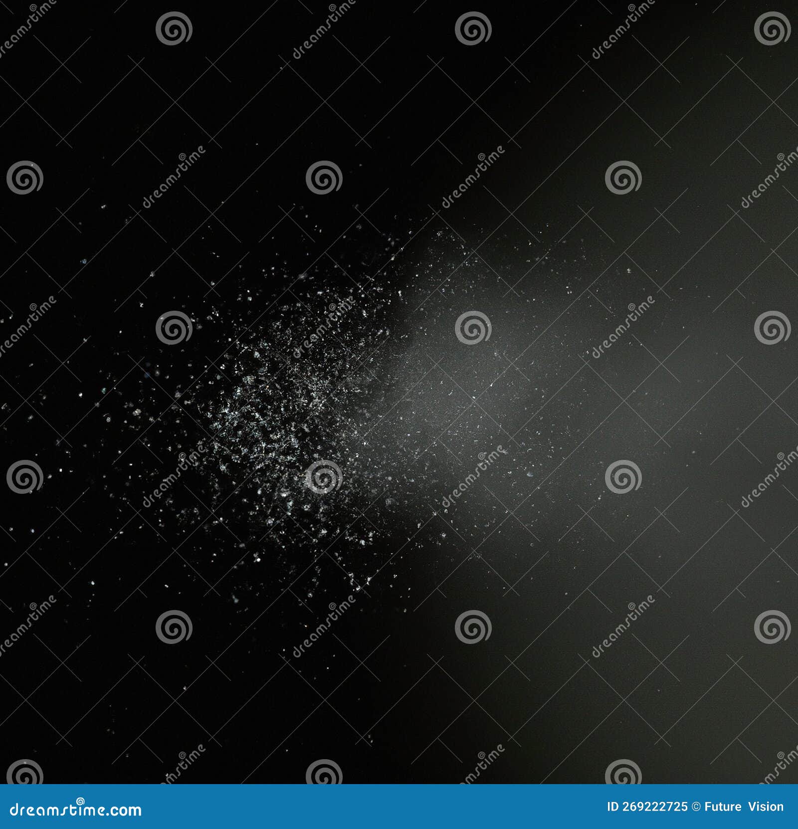 Image of Close Up of Multiple Colourful Particles on Dark Background ...