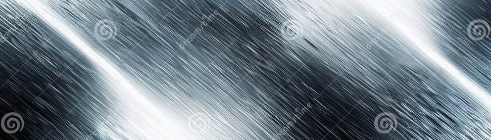 The Image is a Close-up of a Shiny, Silver-colored Surface with Light ...