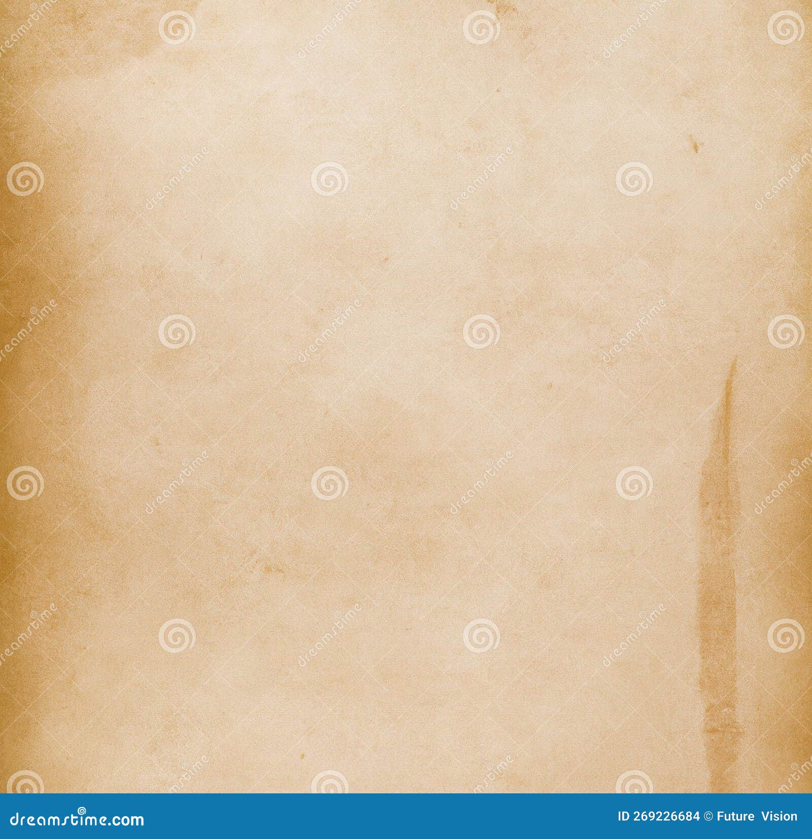 Image of Close Up of Stained Vintage Paper with Copy Space Stock Photo ...