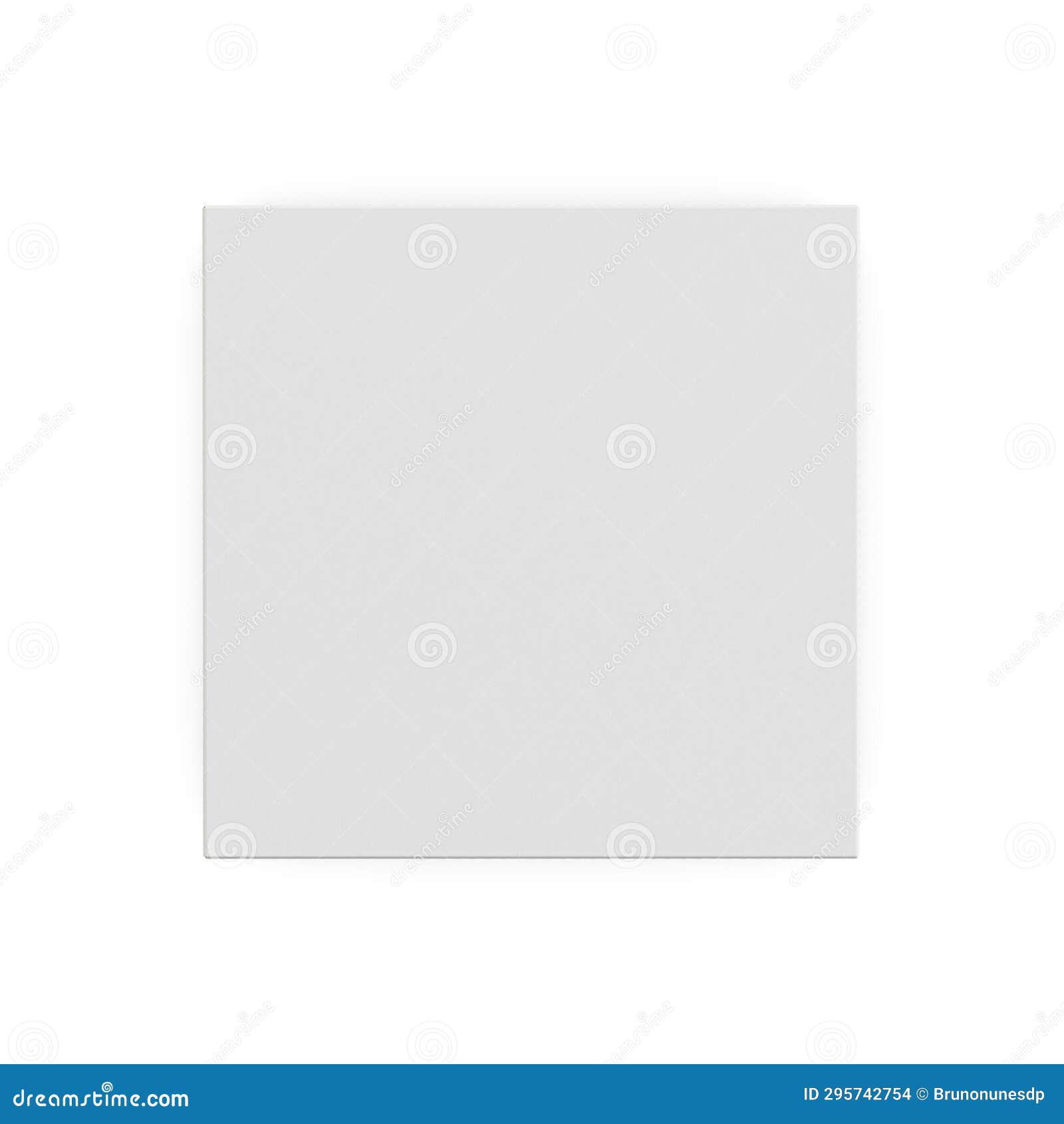 An Image of a Closed Box Isolated on a White Background Stock ...
