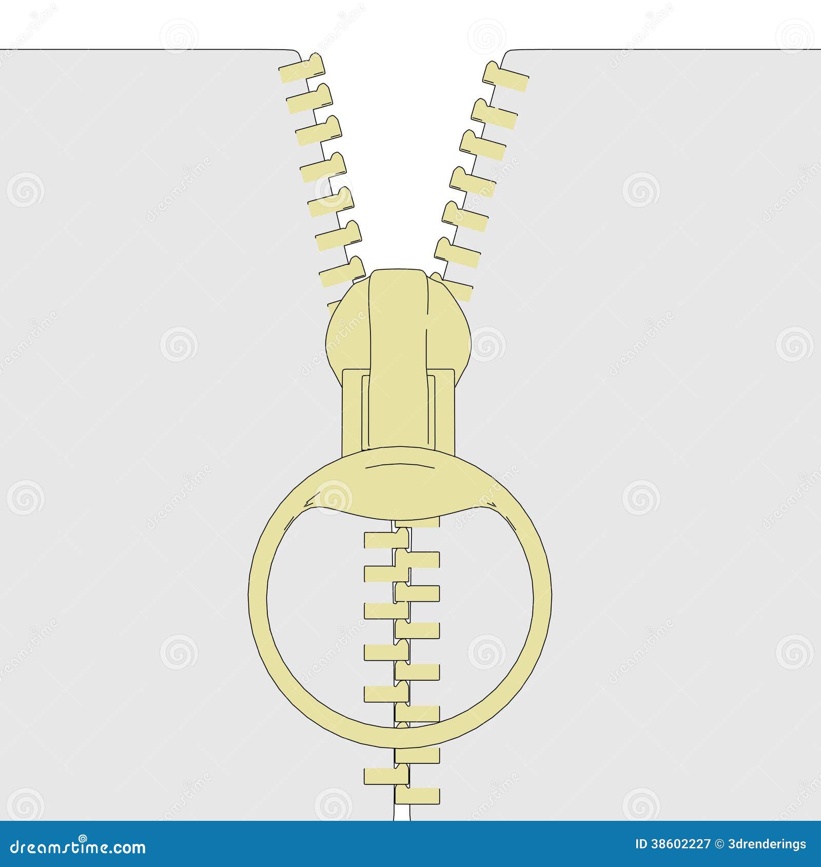 Image of clothes zipper stock illustration. Illustration of cartoon ...