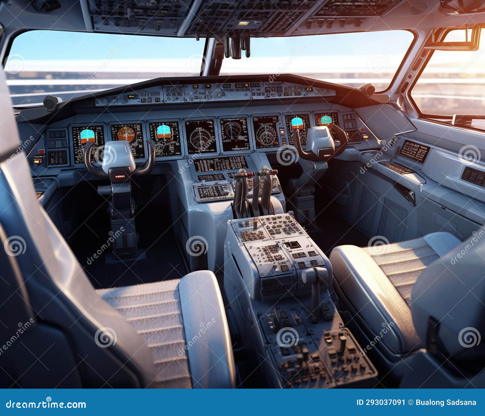 View From The Cockpit Spaceship. Head-up Display Elements For The ...