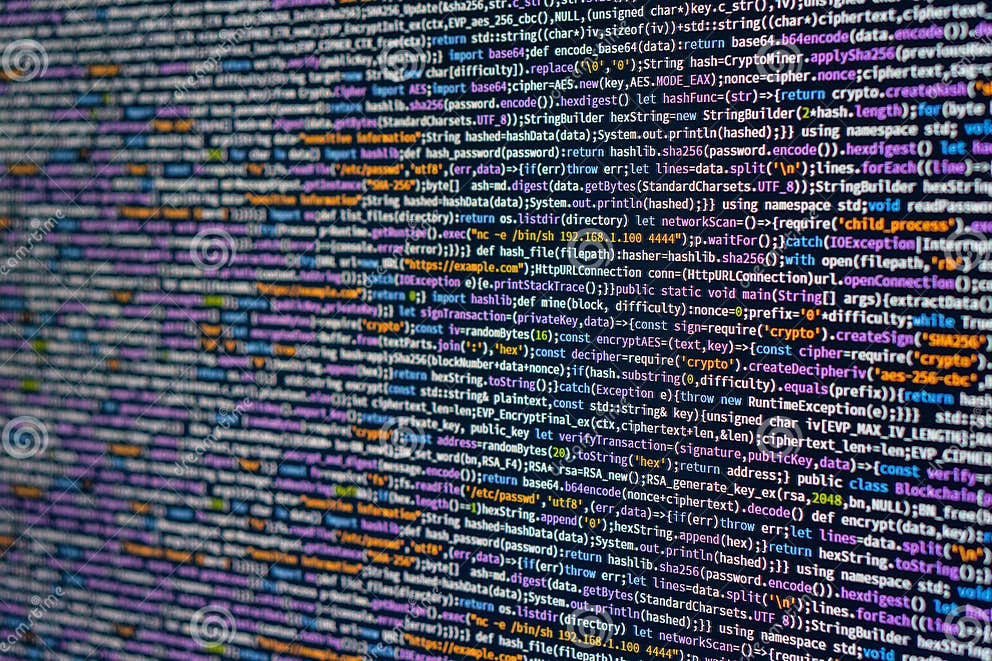 Image Of A Code Editor Displaying Blurry Lines Of Computer Programming Code Highlighting Syntax