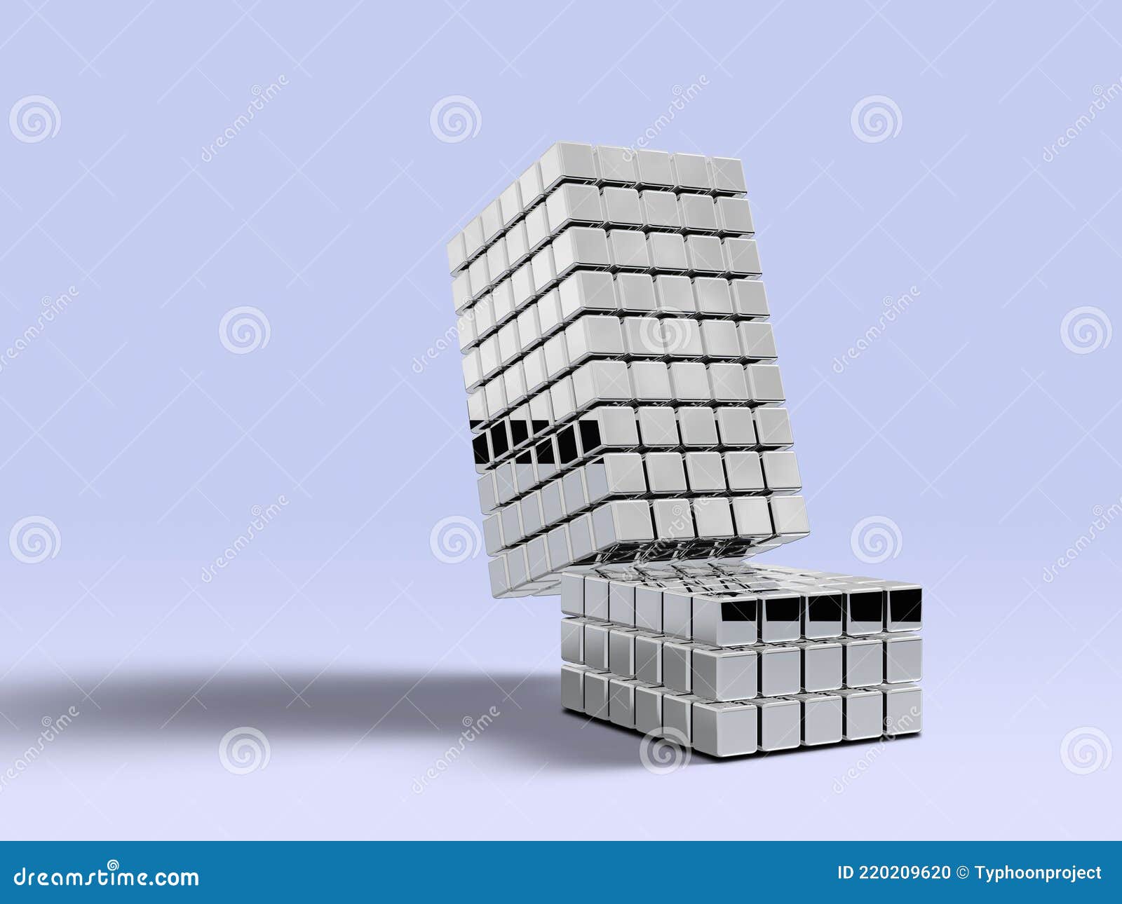 Image of Collapsing Building. Stock Illustration - Illustration of ...