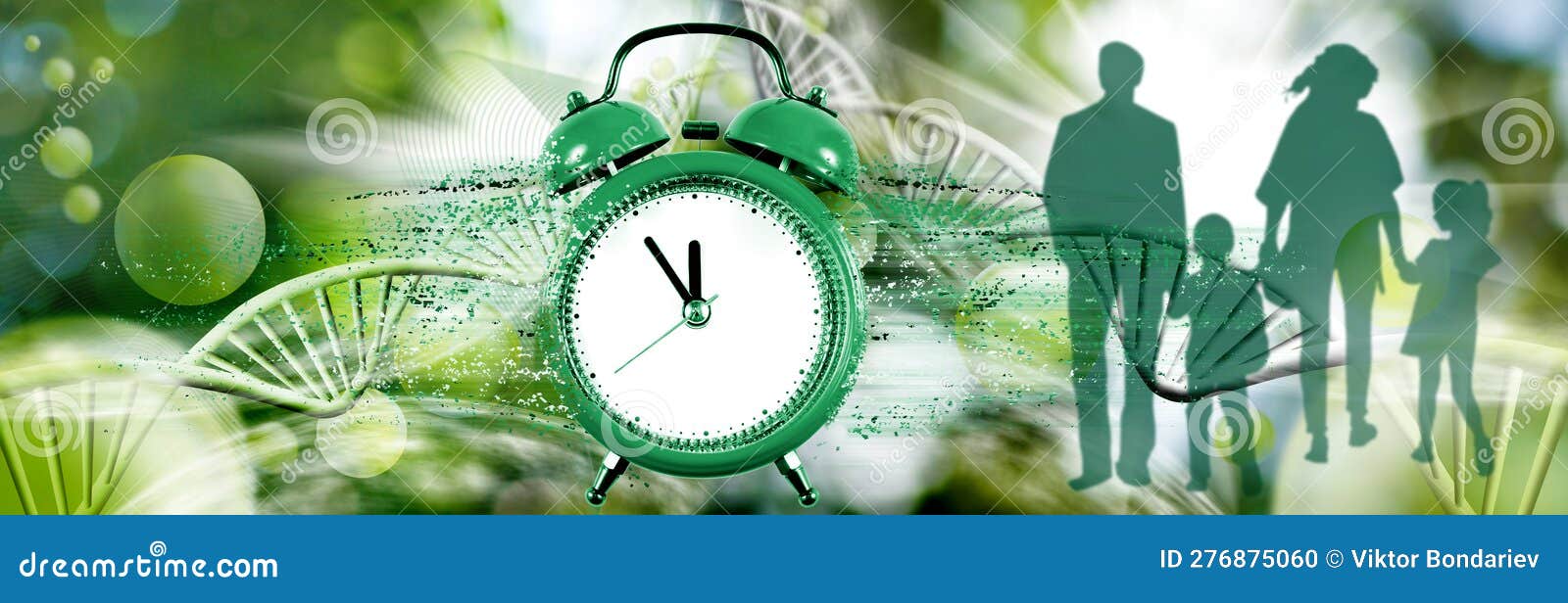 Image of a Collapsing Clock, from Which Particles Come Off Against the ...