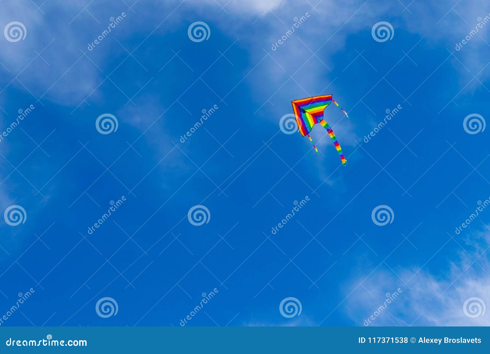 Image of Colorful Kite Flying in the Sky Stock Photo - Image of kite ...