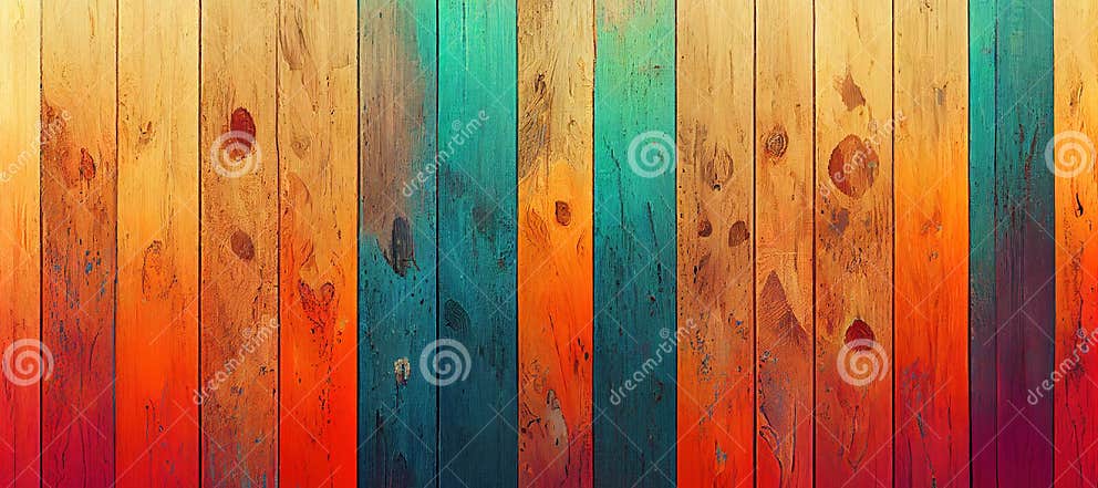 Image of Colorful Wood Pattern Texture Background Stock Illustration ...