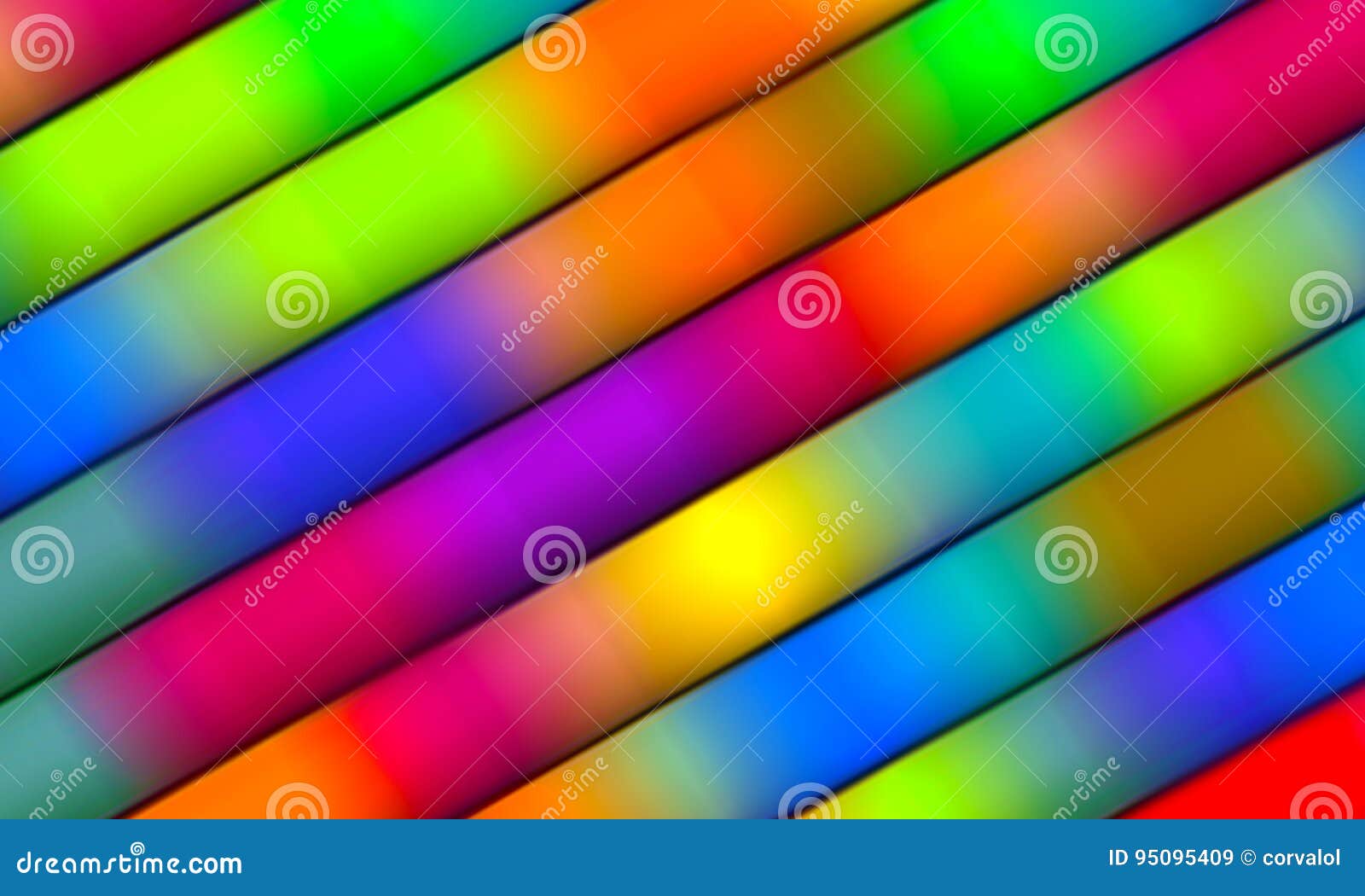 Image of Colour Light and Stripes Moving Fast. Stock Illustration ...