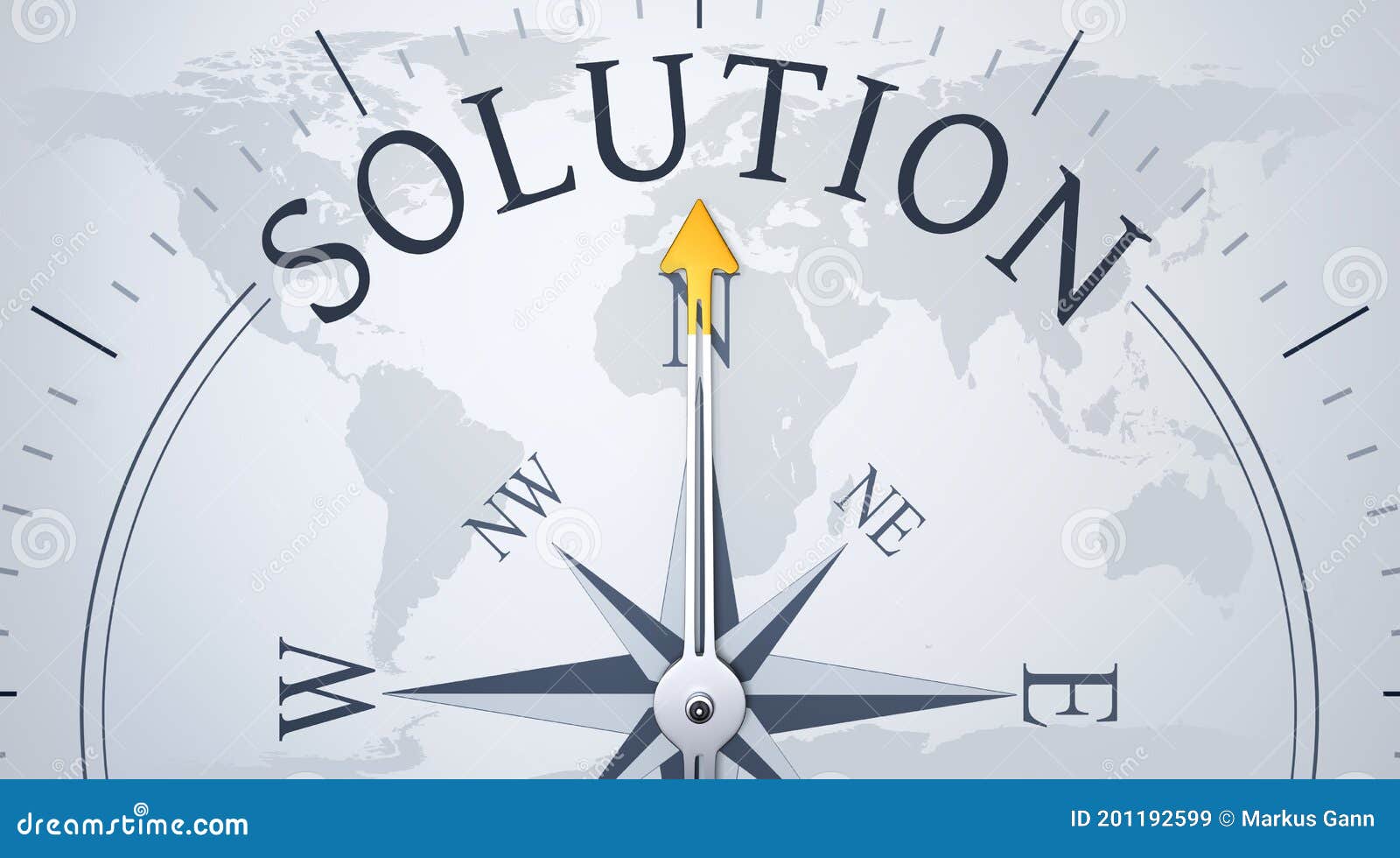 Compass solution stock illustration. Illustration of quality - 201192599