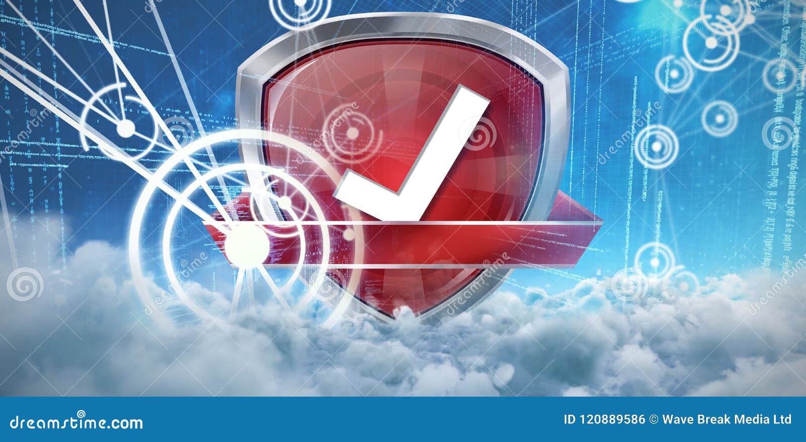 Image Composée De Symbole Rouge De Validation Illustration Stock ...