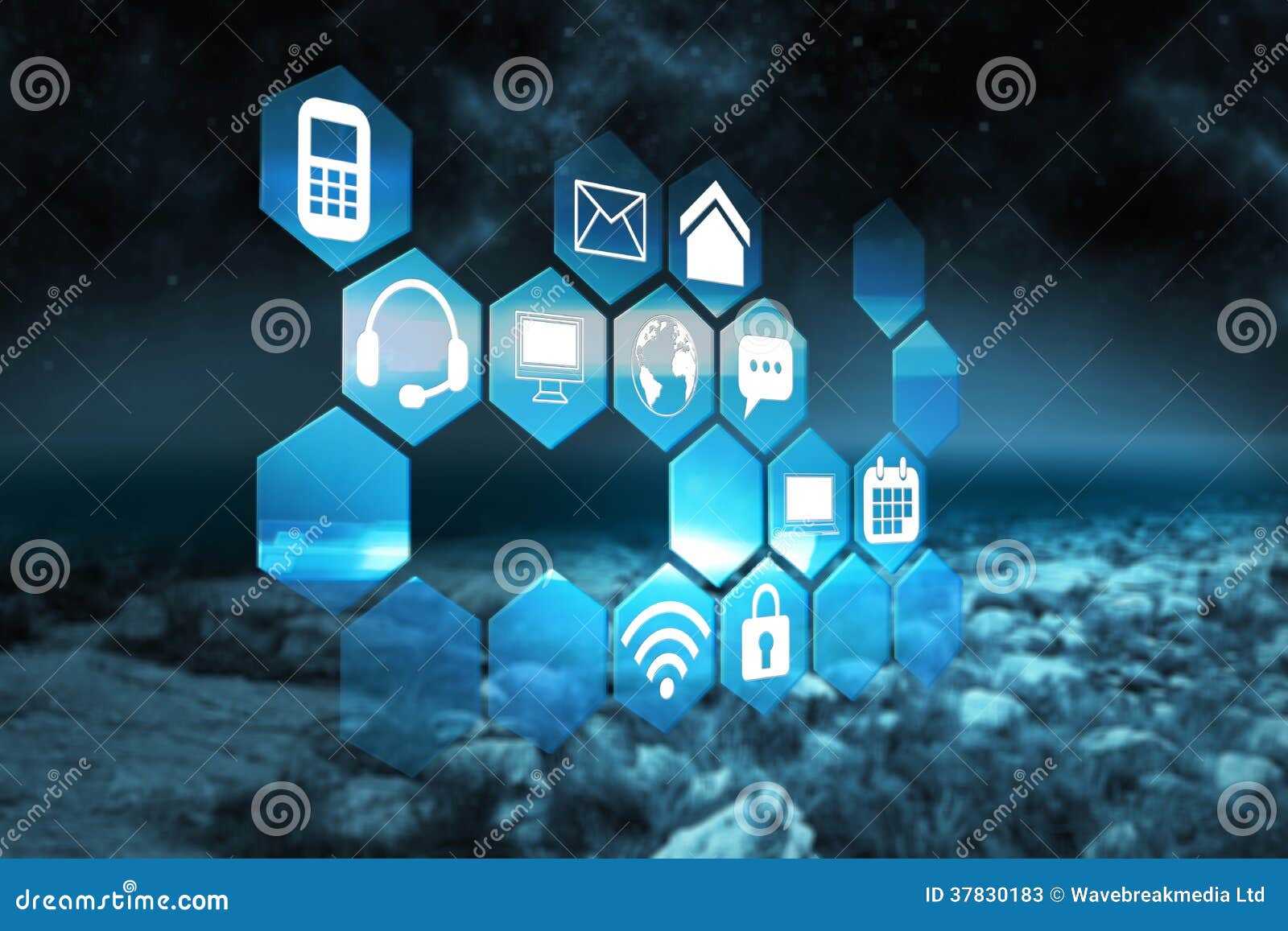 Image Composée Des Applications Informatiques Illustration Stock ...
