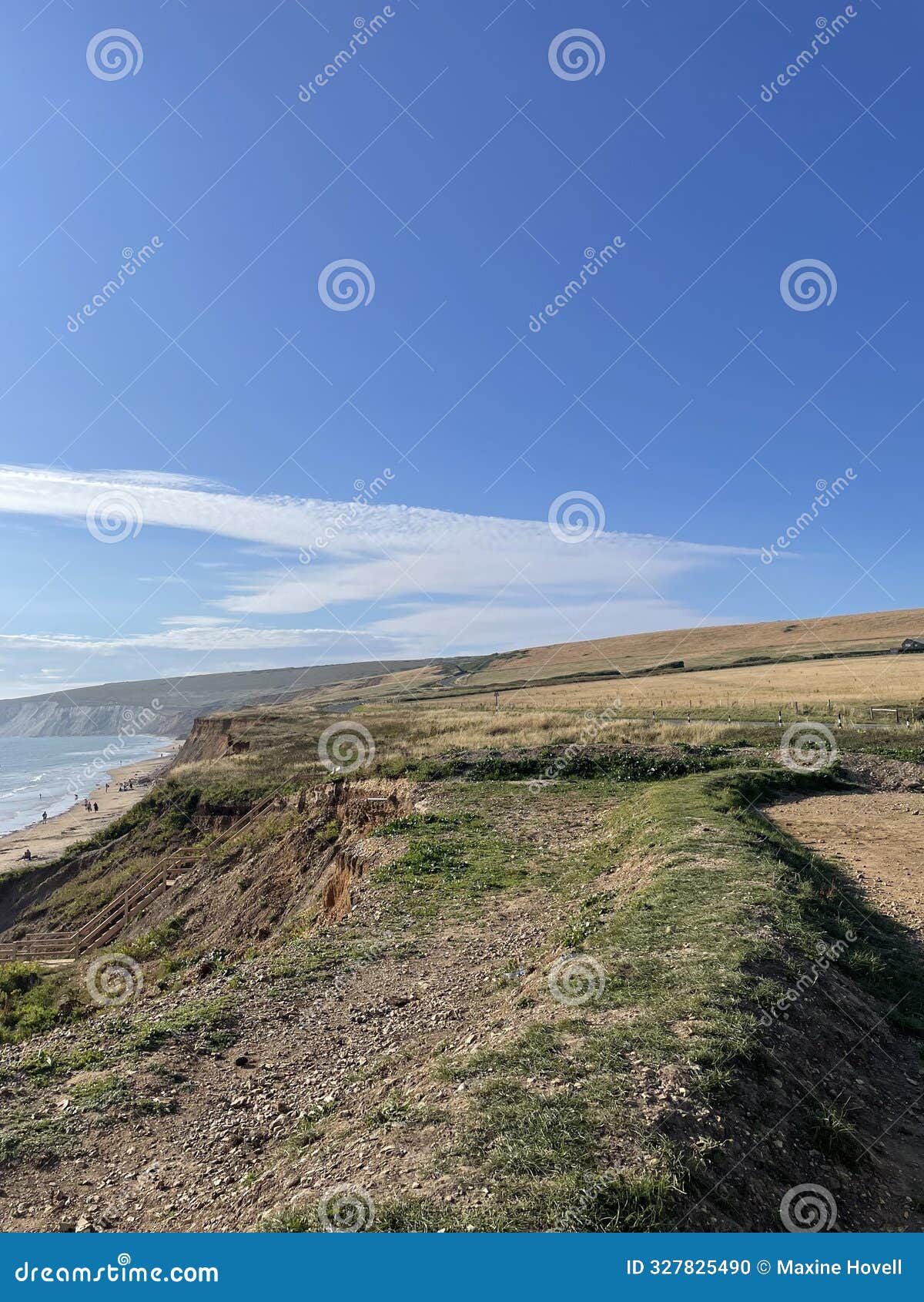 Jurassic Cliffs and the Ocean Stock Photo - Image of jurassic ...