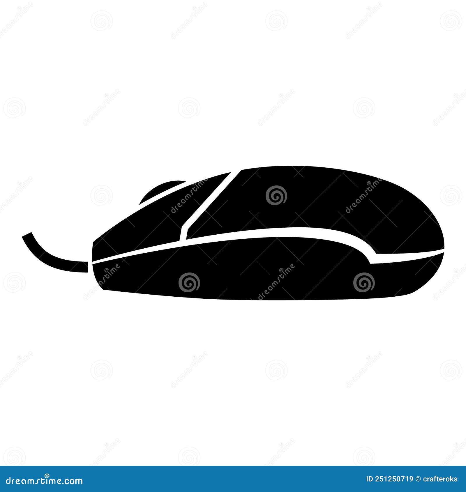Computer Mouse EPS Vector File Stock Vector - Illustration of cricut ...