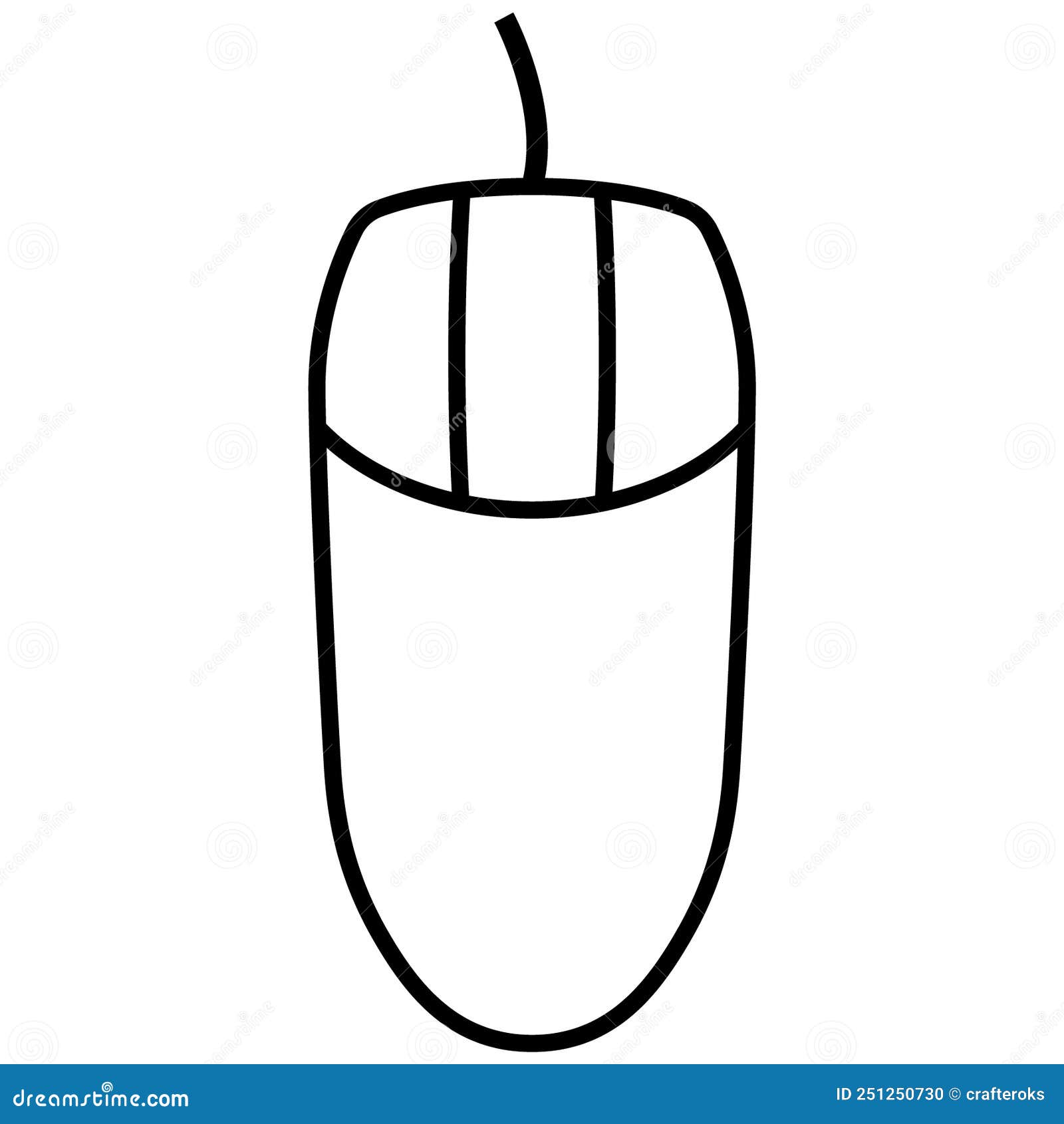 Computer Mouse EPS Vector File Stock Vector - Illustration of digital ...