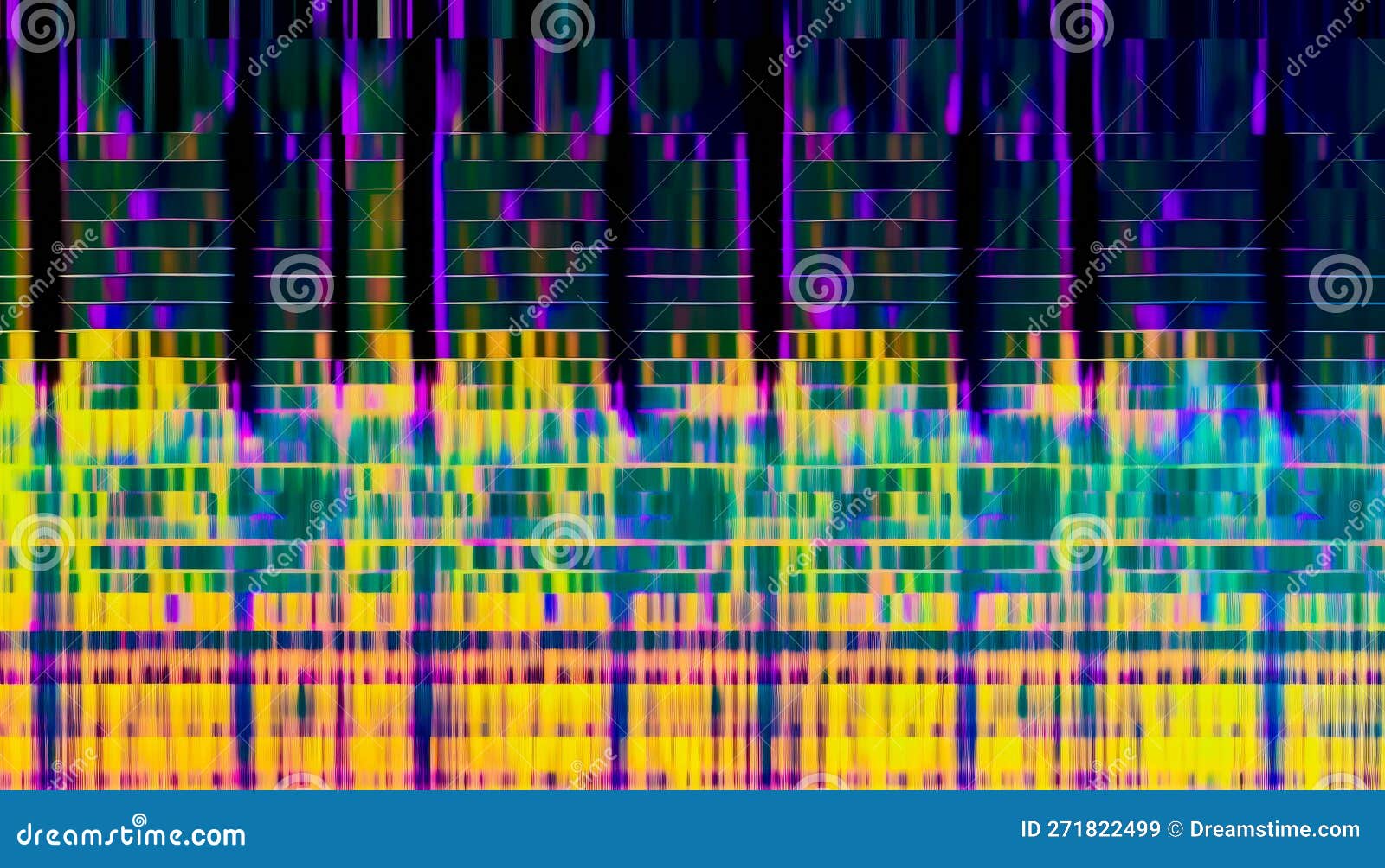 An Image of Computer Screen with Different Colors. Generative AI Stock ...
