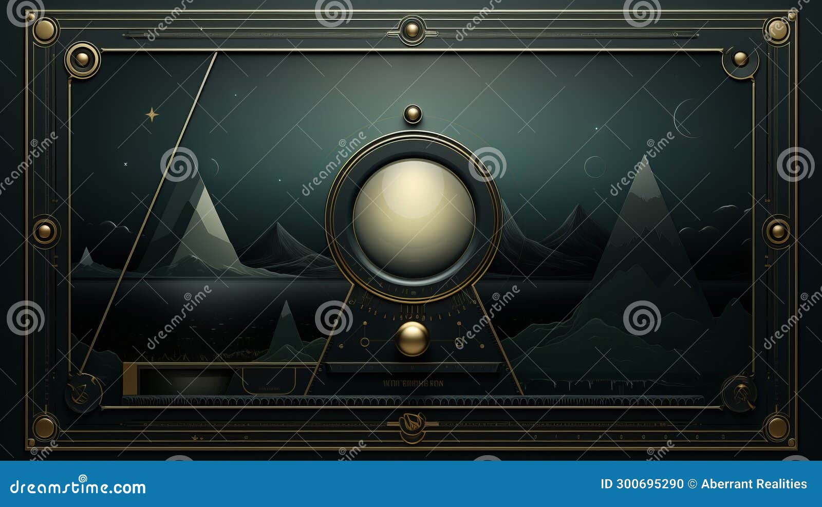 An Image of a Computer Screen with a Golden Egg in the Center Stock ...