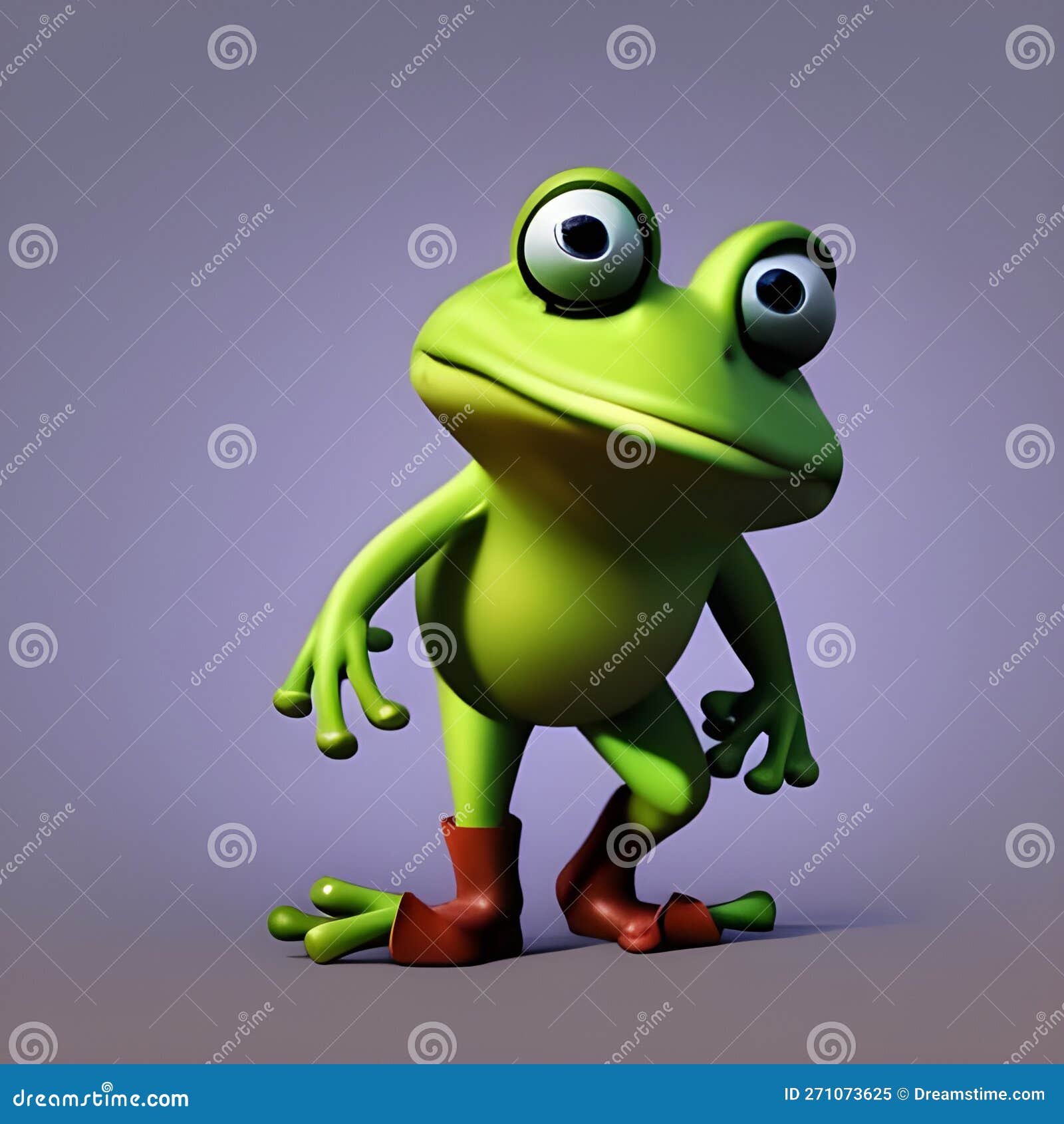 Confident frog posing stock illustration. Illustration of confident ...