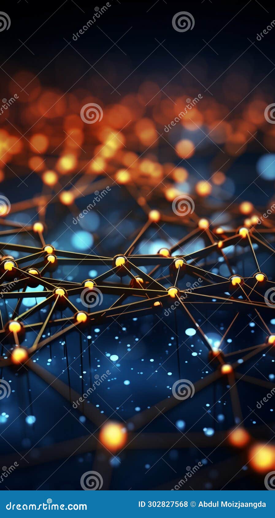 Image Connecting Dots and Lines on Abstract Tech Background ...