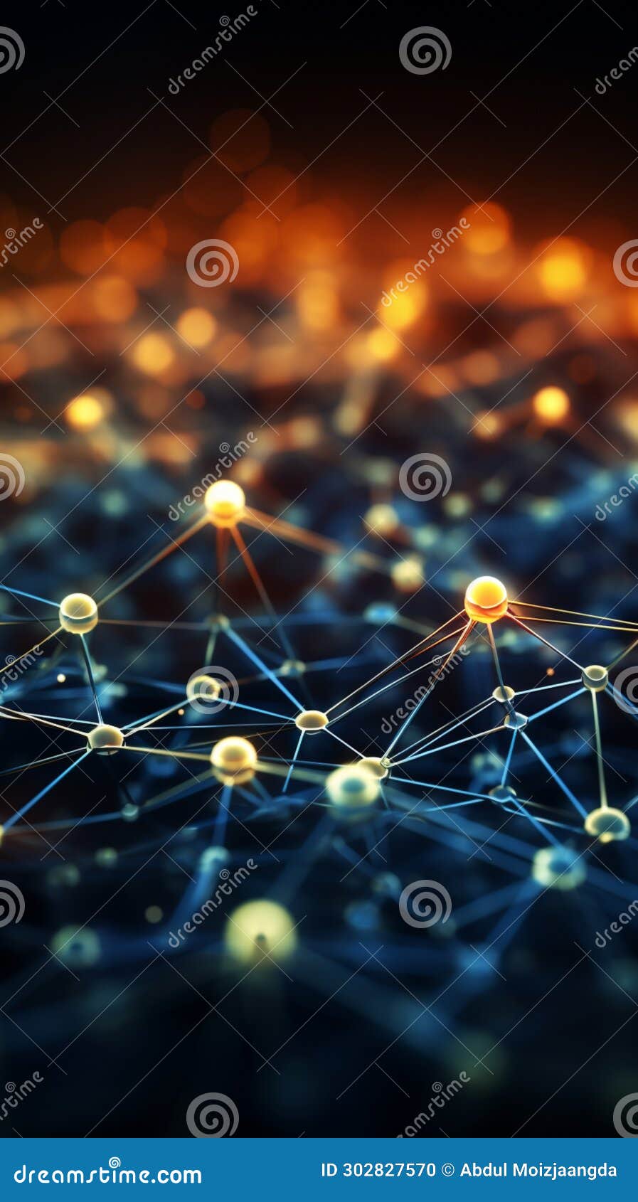 Image Connecting Dots and Lines on Abstract Tech Background ...