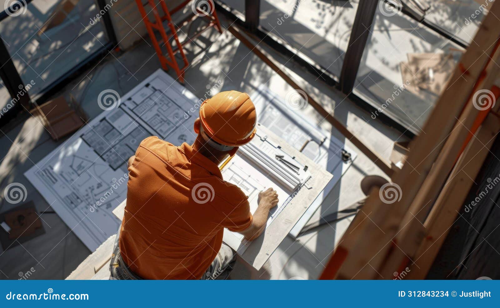 An Image Of A Construction Worker Using Advanced 3D Modeling Software ...