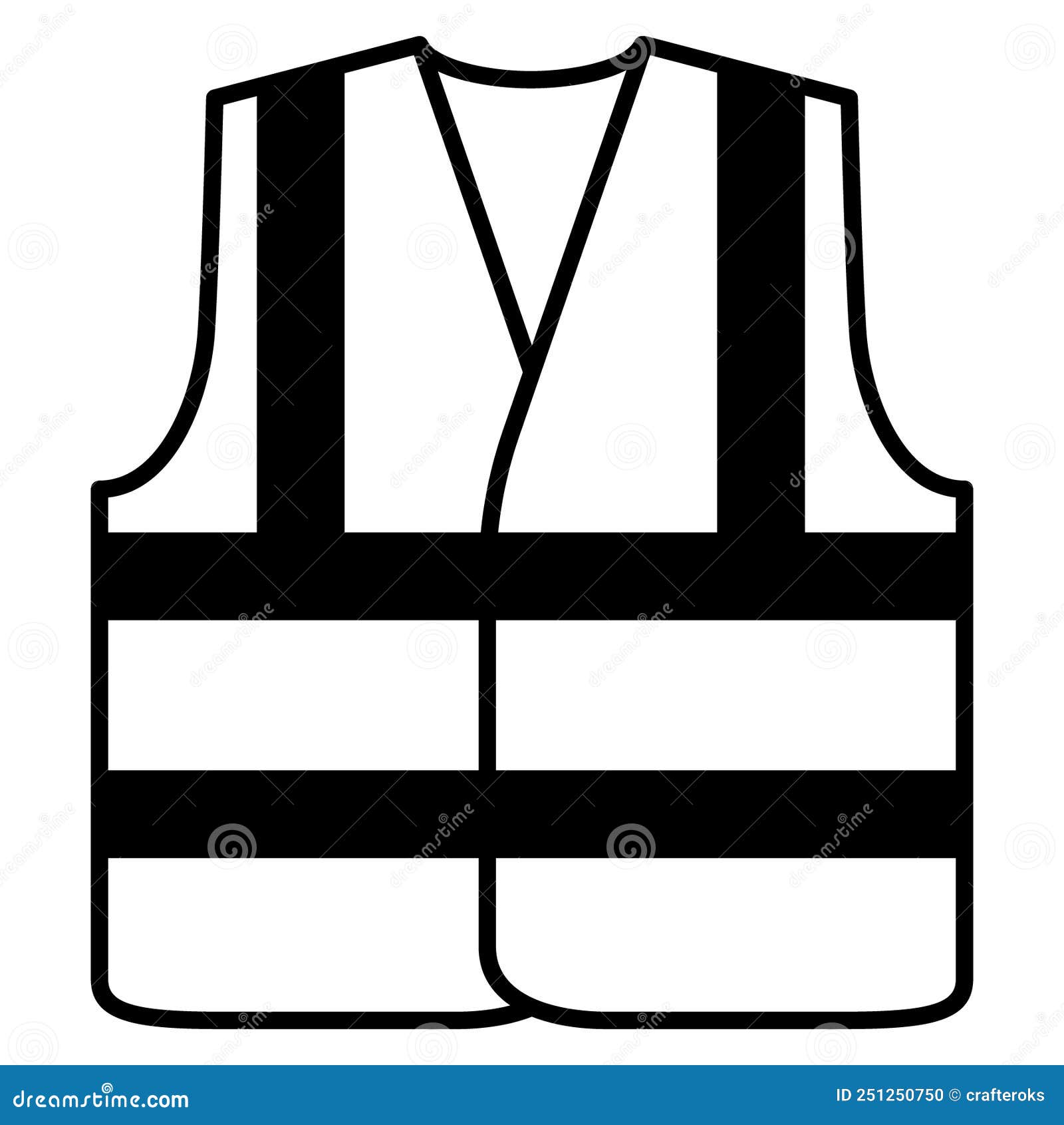 Construction Worker Vest EPS Vector File Stock Illustration ...