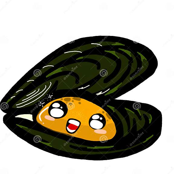 This Image Contains Images of Green Shells in Vector Form that are ...