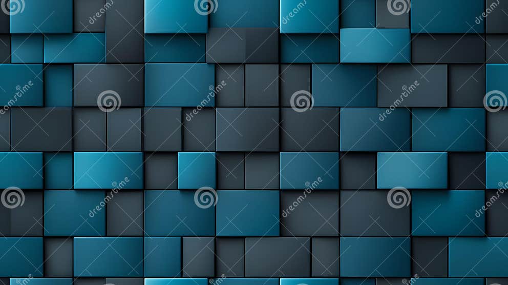 The Image Contains a Pattern of Dark Teal and Gray Squares Arranged in ...